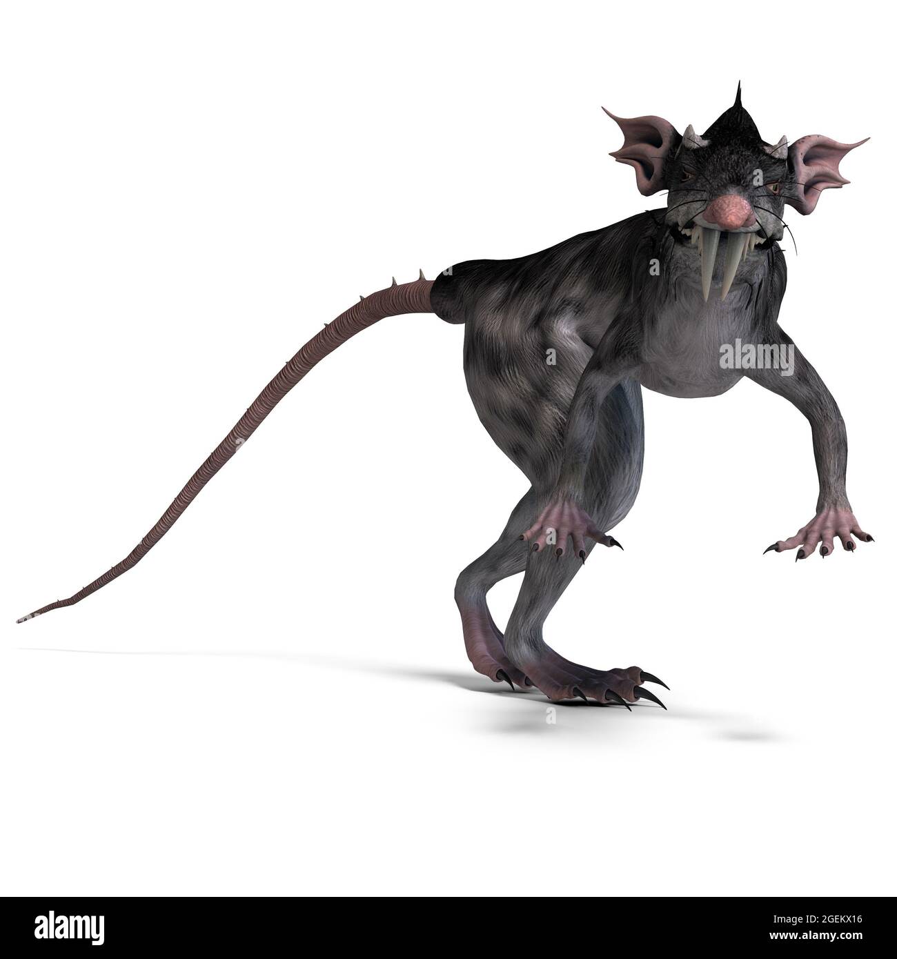 3d-illustration of an isolated giant monster rat creature Stock Photo ...