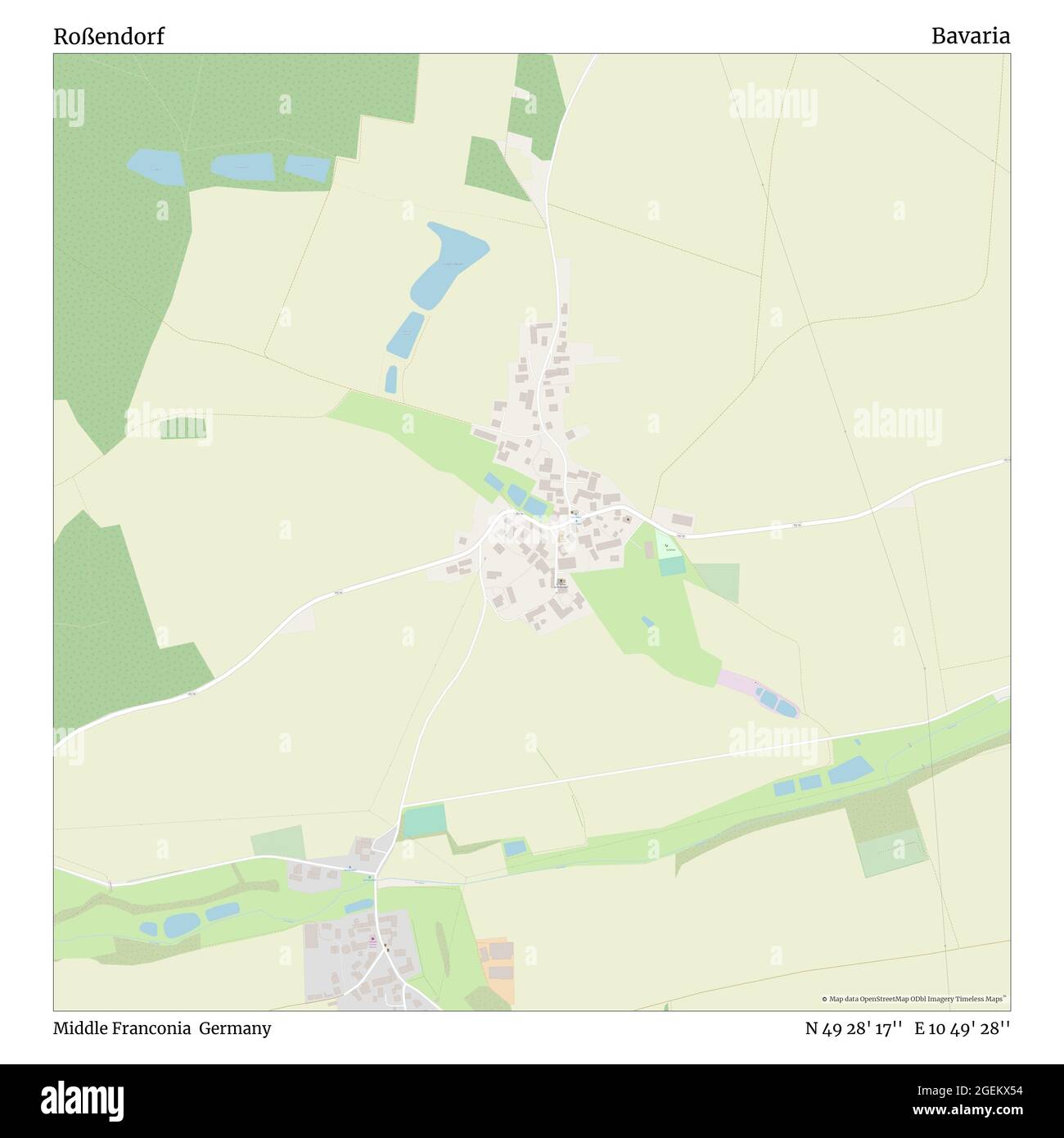 Roßendorf, Middle Franconia, Germany, Bavaria, N 49 28' 17'', E 10 49 ...
