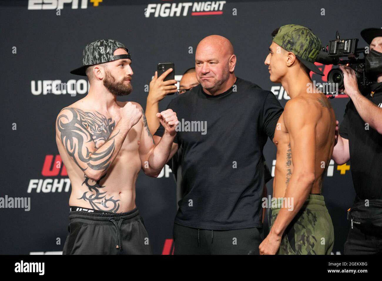 Ufc fight night vegas 34 face offs hi-res stock photography and images ...