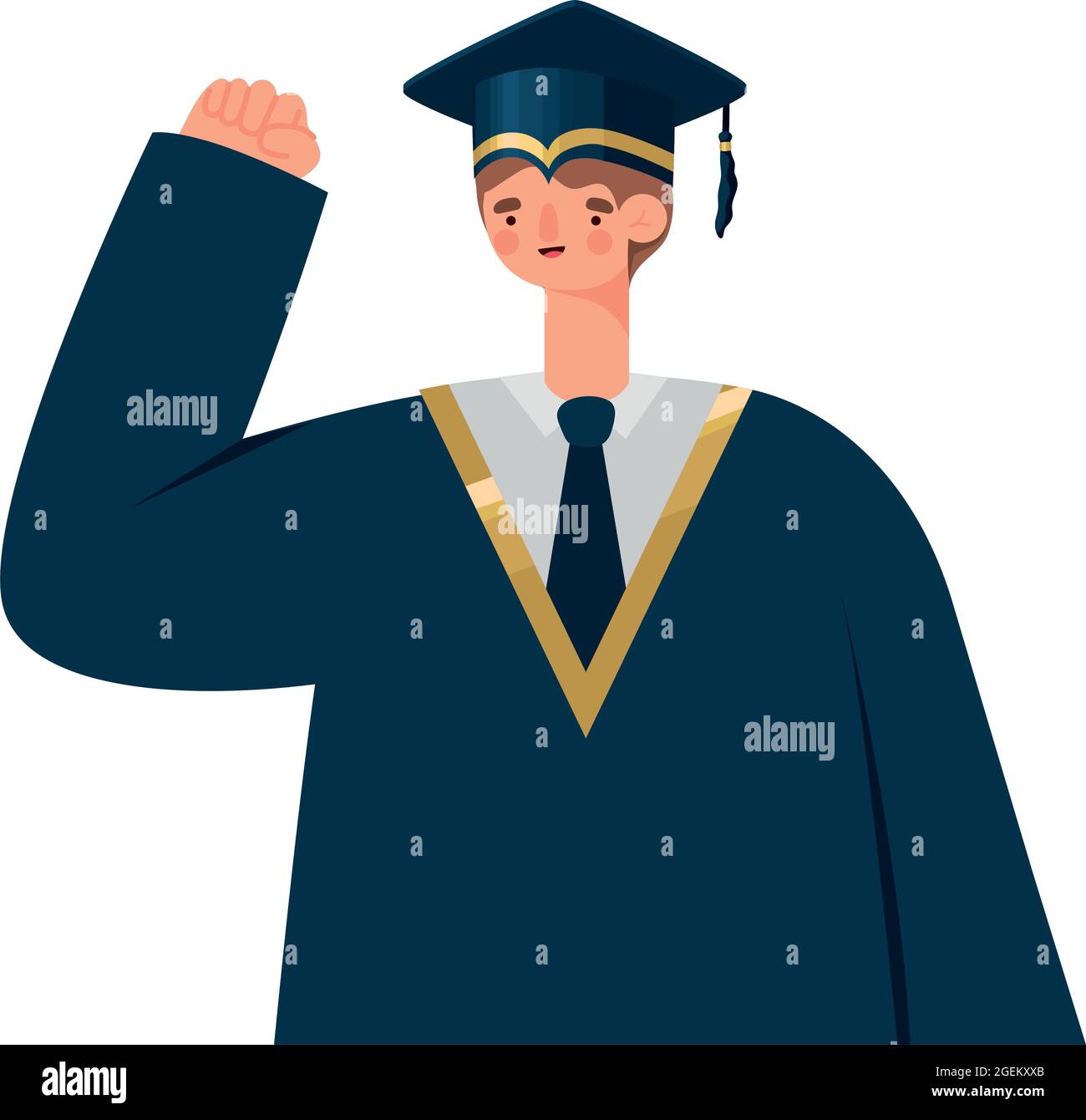 happy boy graduated Stock Vector Image & Art - Alamy