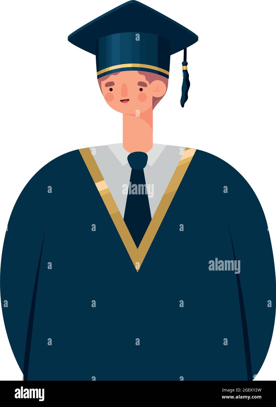 cute guy graduated Stock Vector Image & Art - Alamy