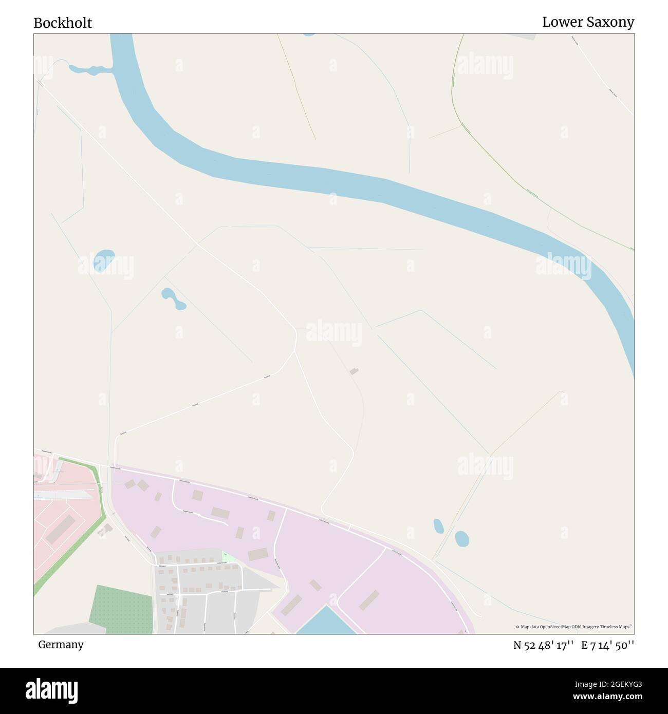 Bockholt, Germany, Lower Saxony, N 52 48' 17'', E 7 14' 50'', map ...