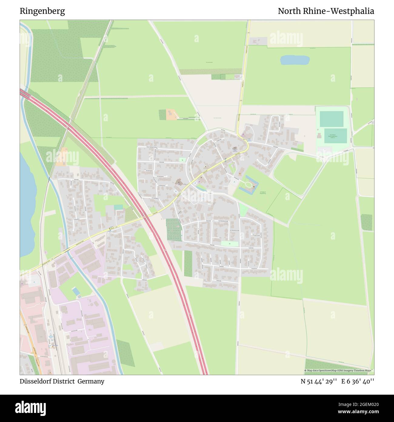 Ringenberg, Düsseldorf District, Germany, North Rhine-Westphalia, N 51 ...