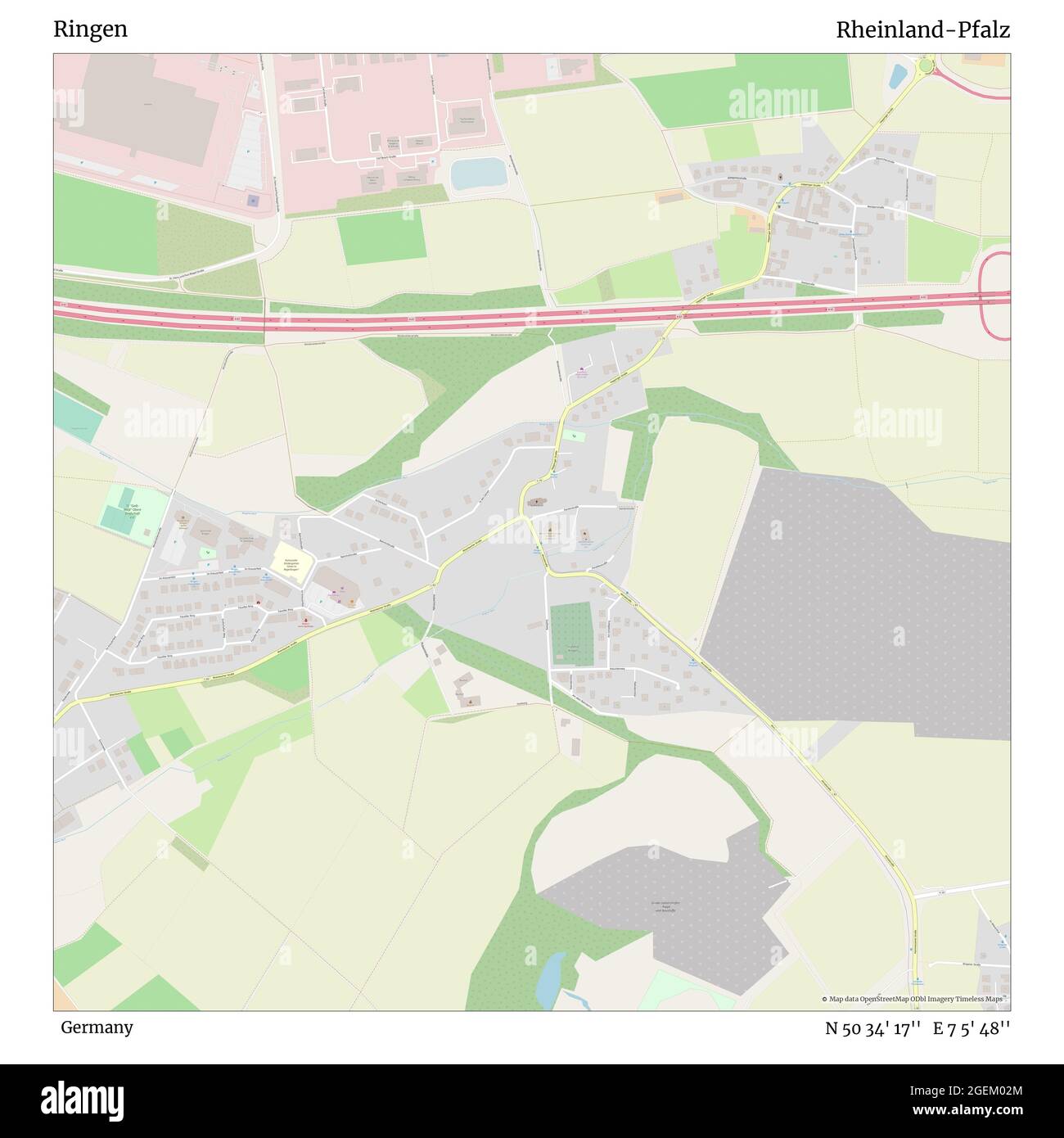 Ringen, Germany, Rheinland-Pfalz, N 50 34' 17'', E 7 5' 48'', map ...