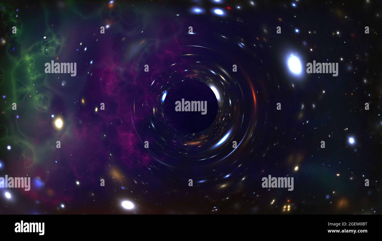 Big Bang In Space The Birth Of The Universe Stock Photo - Alamy