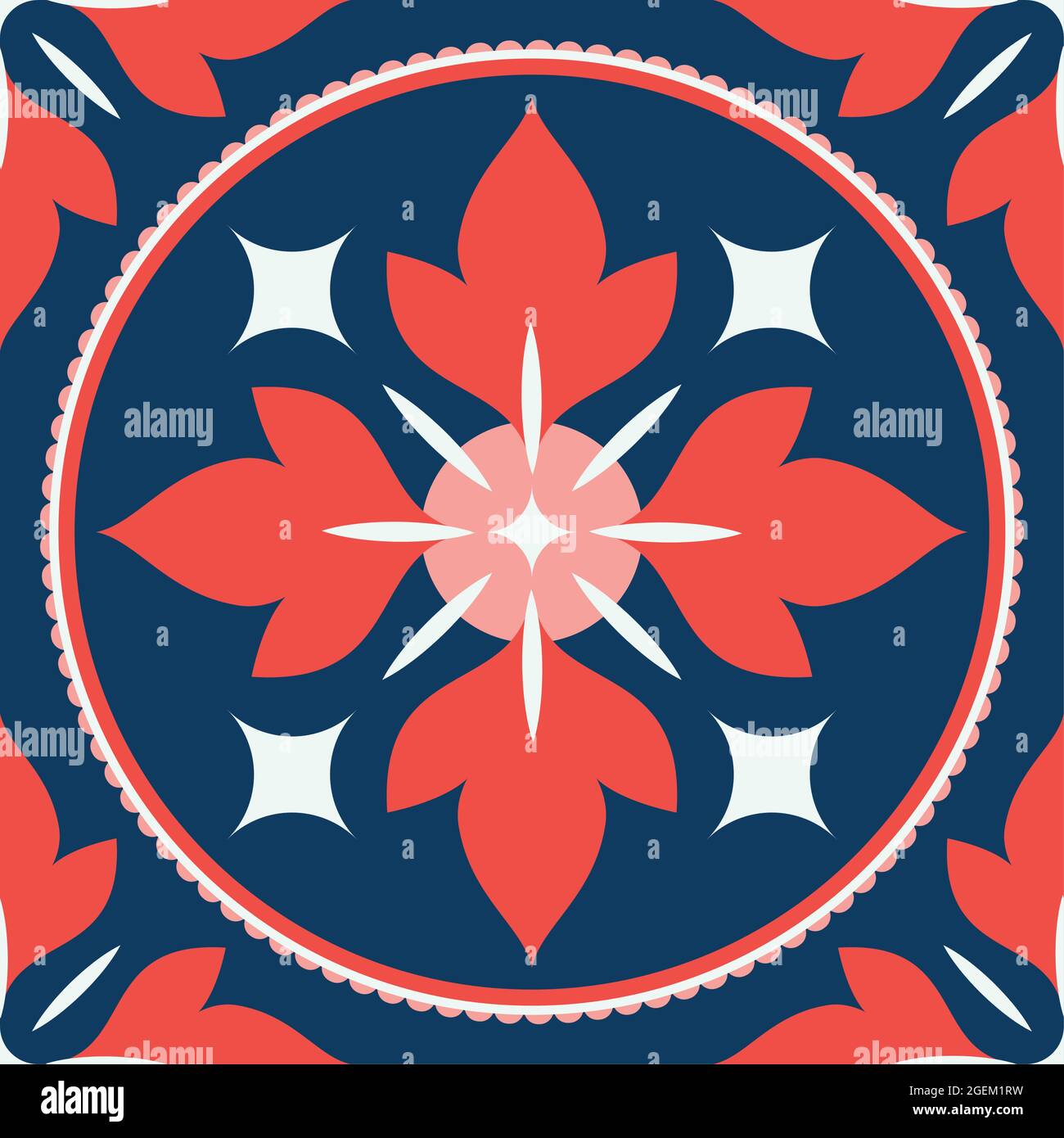 red tile design Stock Vector Image & Art - Alamy