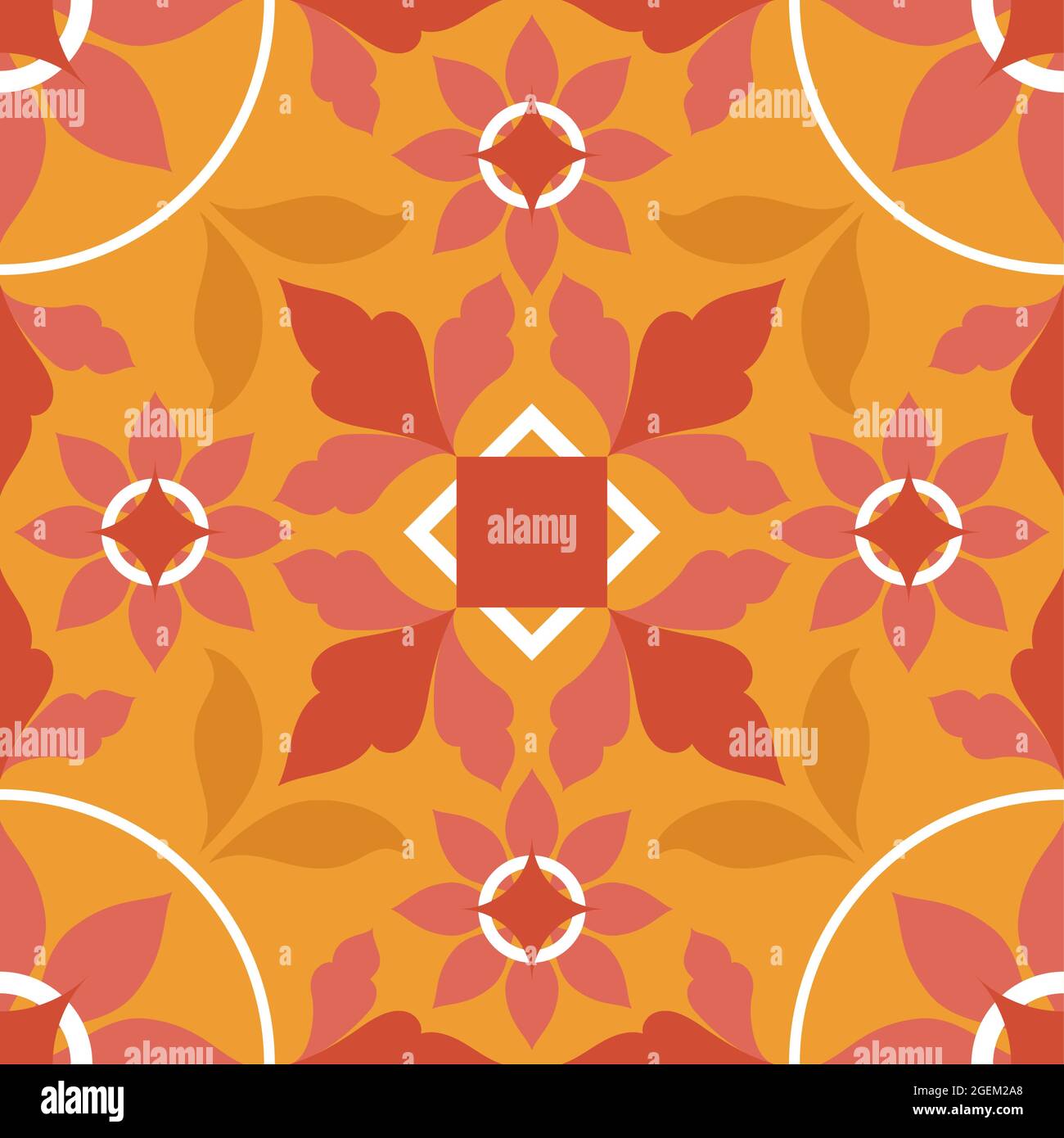 orange tile illustration Stock Vector Image & Art - Alamy