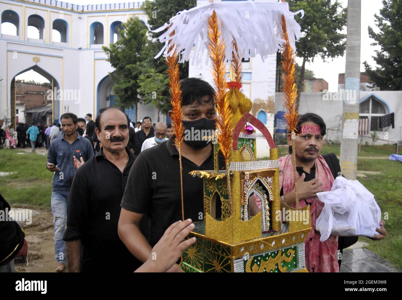 Lucknow, India. 20th Aug, 2021. LUCKNOW, INDIA - AUGUST 20: On Yaum-e ...
