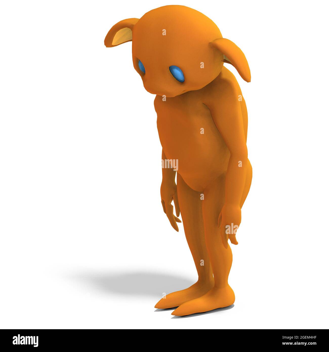 3d-illustration of an isolated fantasy goblin creature Stock Photo - Alamy