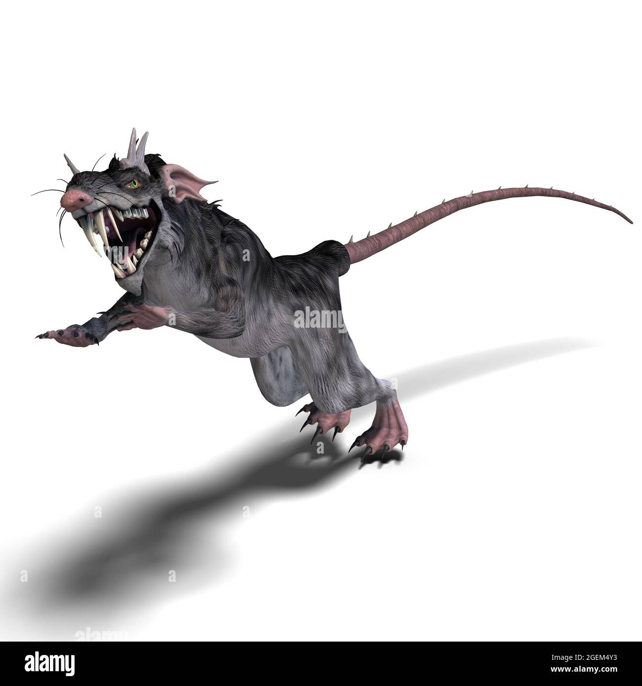 3d-illustration of an isolated giant monster rat creature Stock Photo ...
