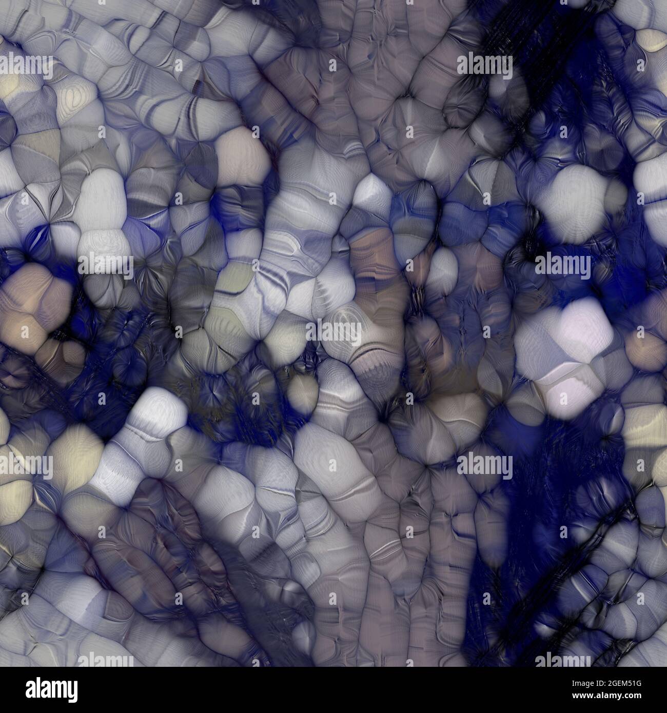 Distorted spot blotch effect seamless pattern. Vibrant boho organic ...