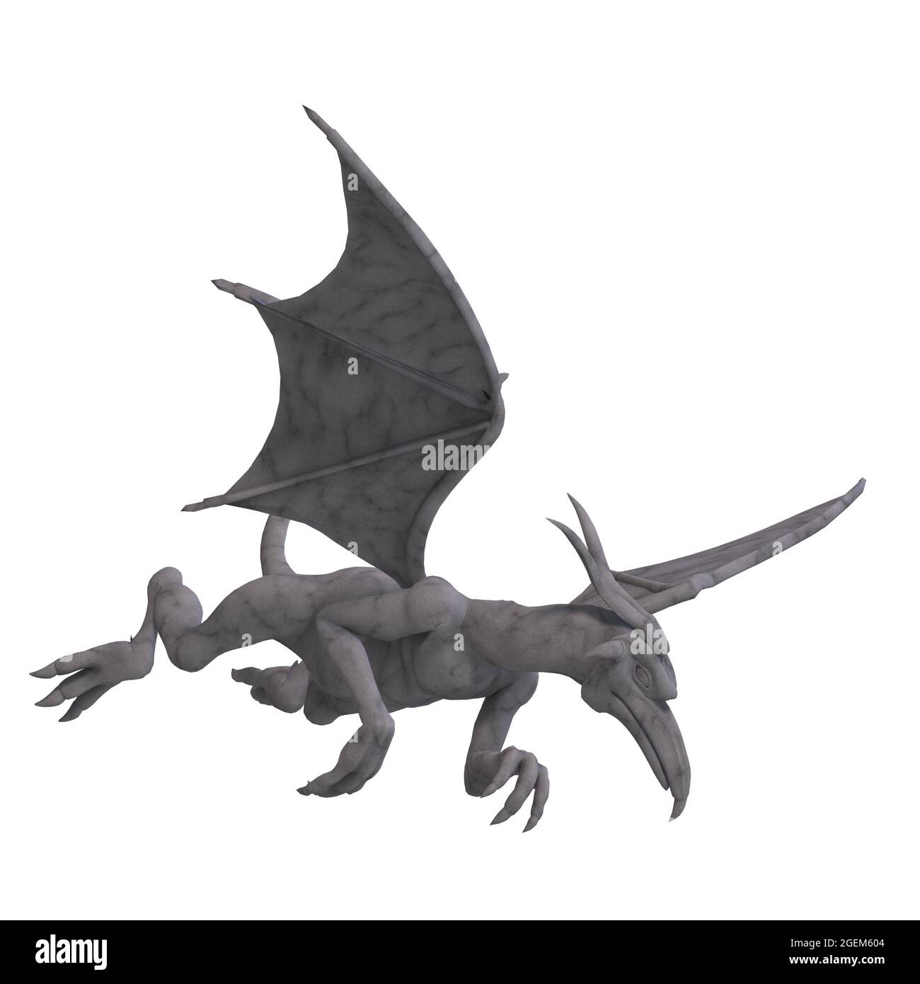 3d-illustration of an isolated mystical fantasy gargoyle Stock Photo ...
