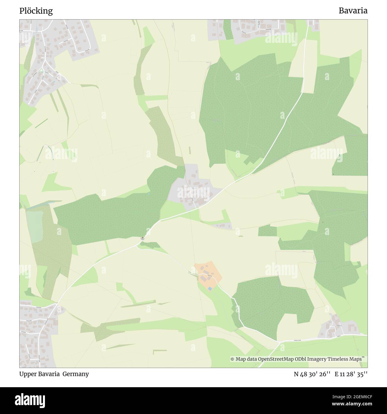 Plöcking, Upper Bavaria, Germany, Bavaria, N 48 30' 26'', E 11 28' 35 ...