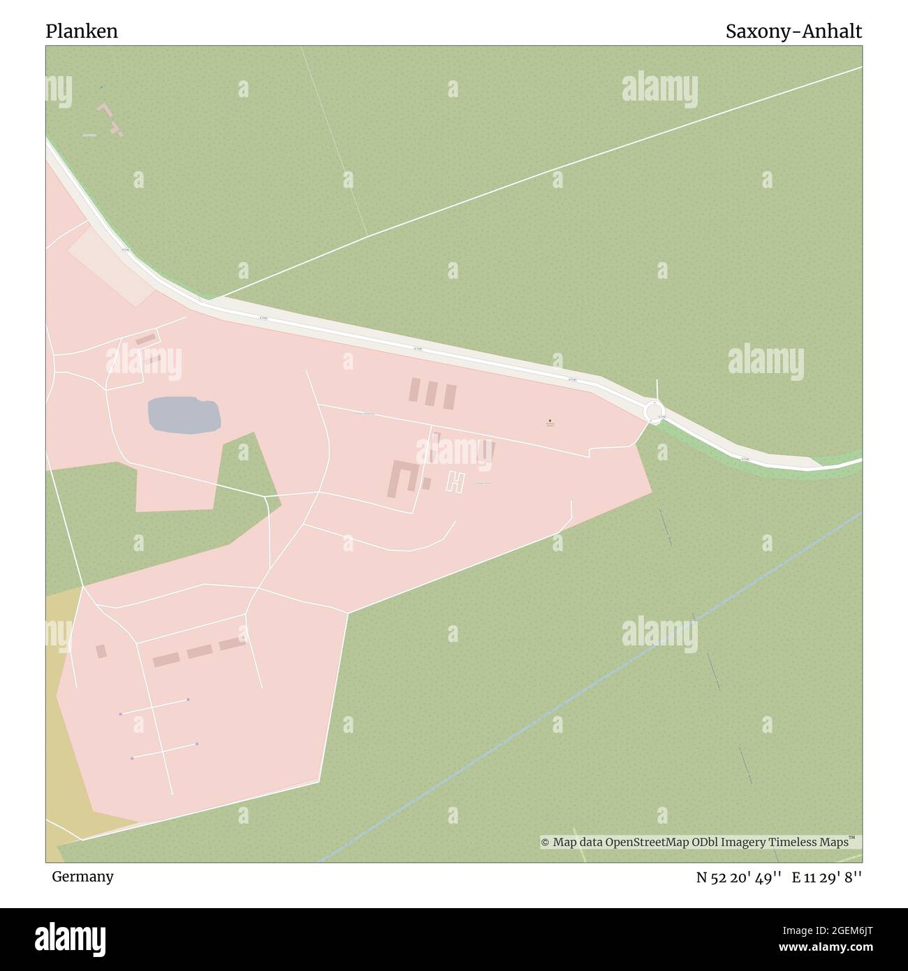 Planken, Germany, Saxony-Anhalt, N 52 20' 49'', E 11 29' 8'', map ...