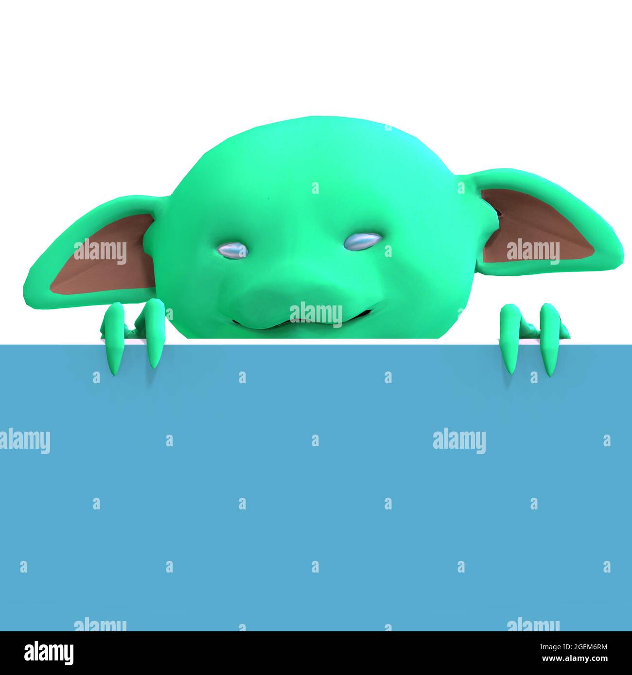 3d-illustration of an isolated fantasy goblin creature Stock Photo - Alamy