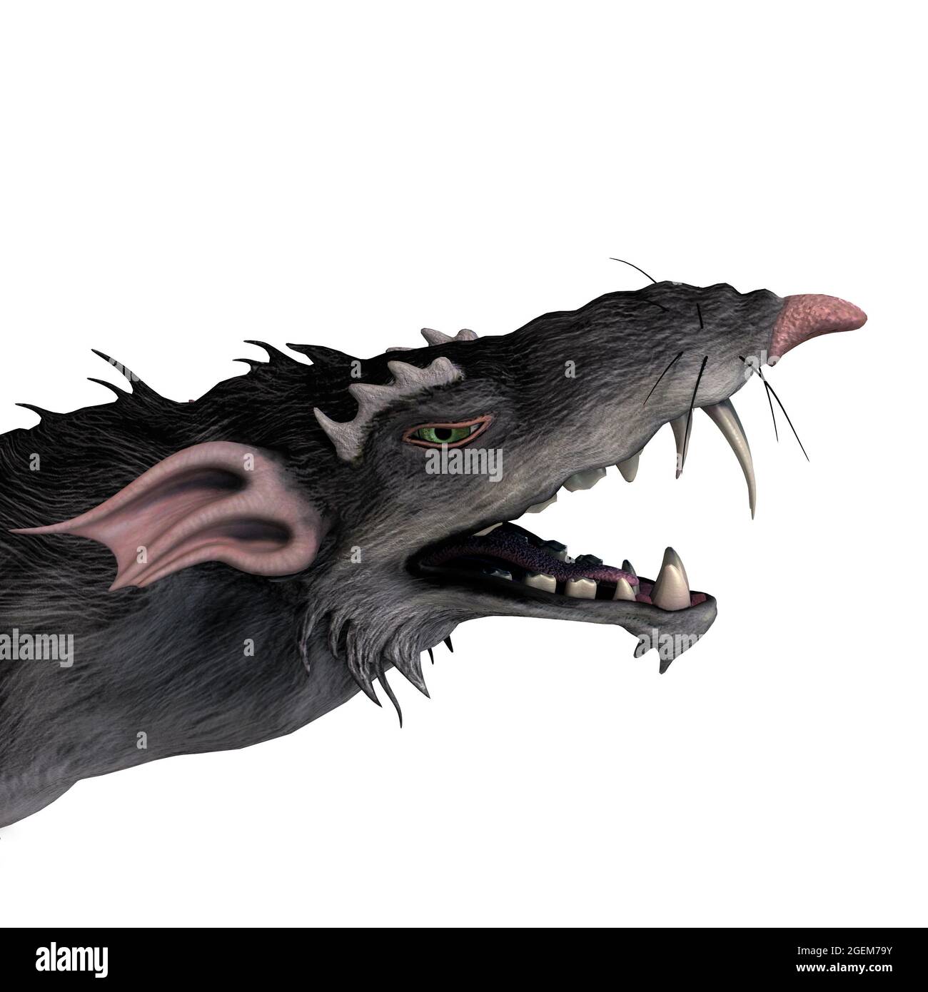 3d-illustration of an isolated giant monster rat creature Stock Photo ...