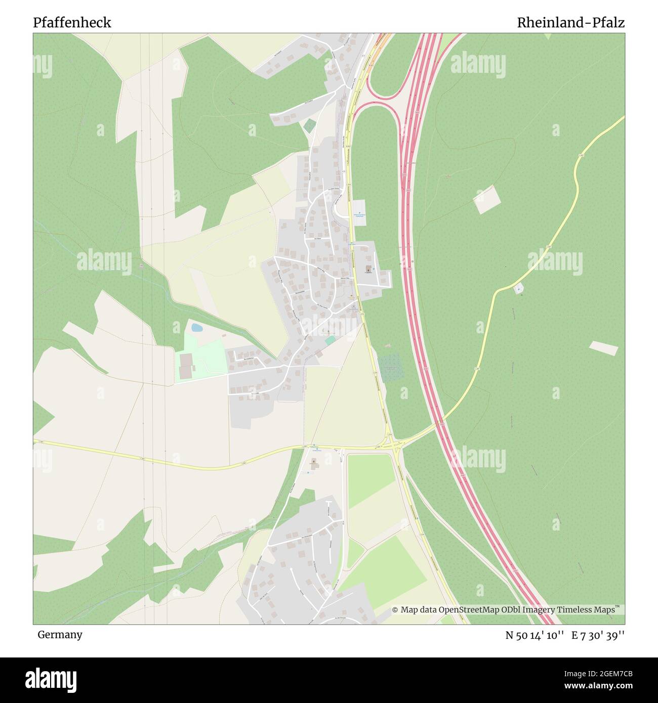 Pfaffenheck, Germany, Rheinland-Pfalz, N 50 14' 10'', E 7 30' 39'', map ...