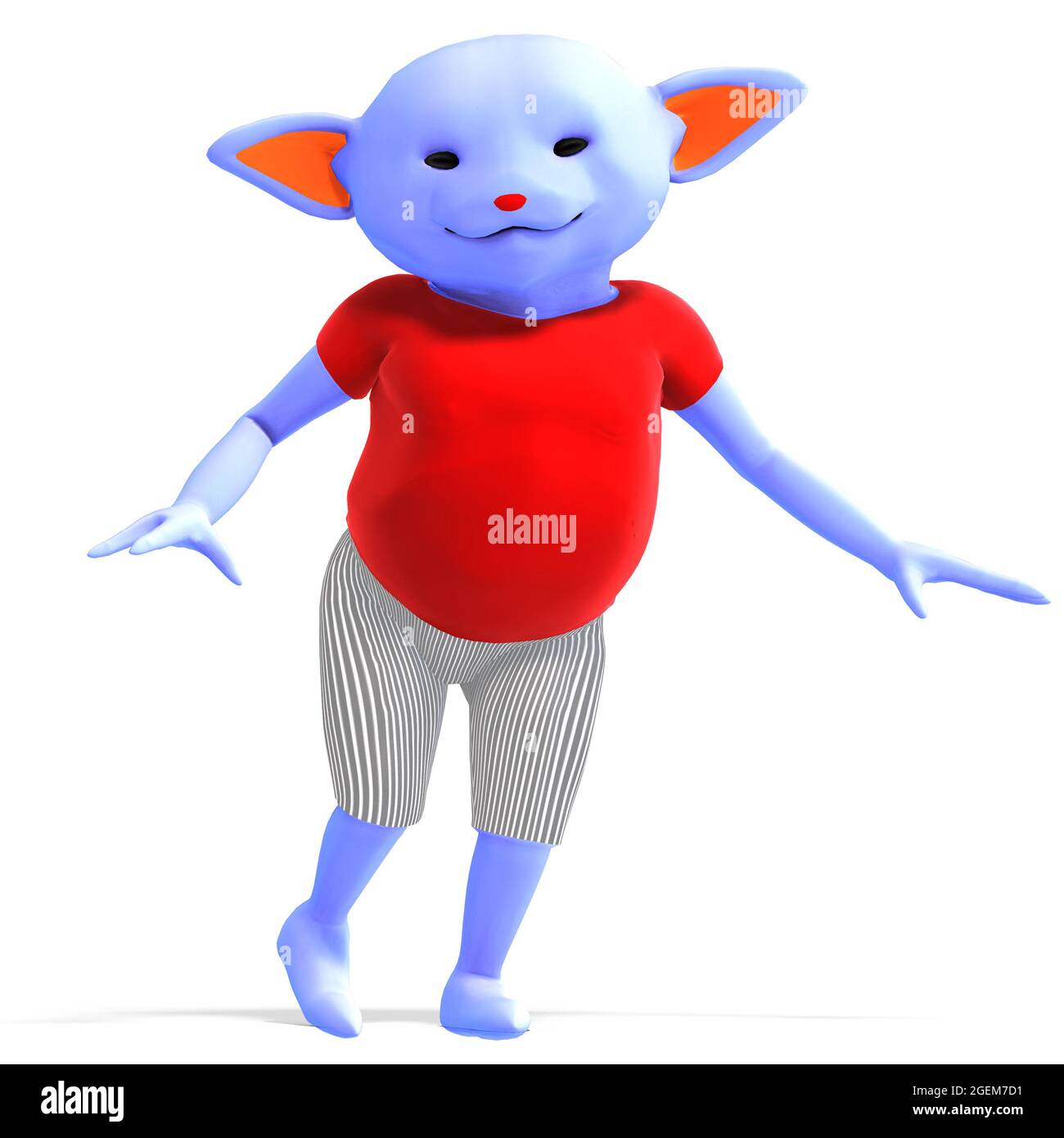 3d-illustration of an isolated fantasy goblin creature Stock Photo - Alamy