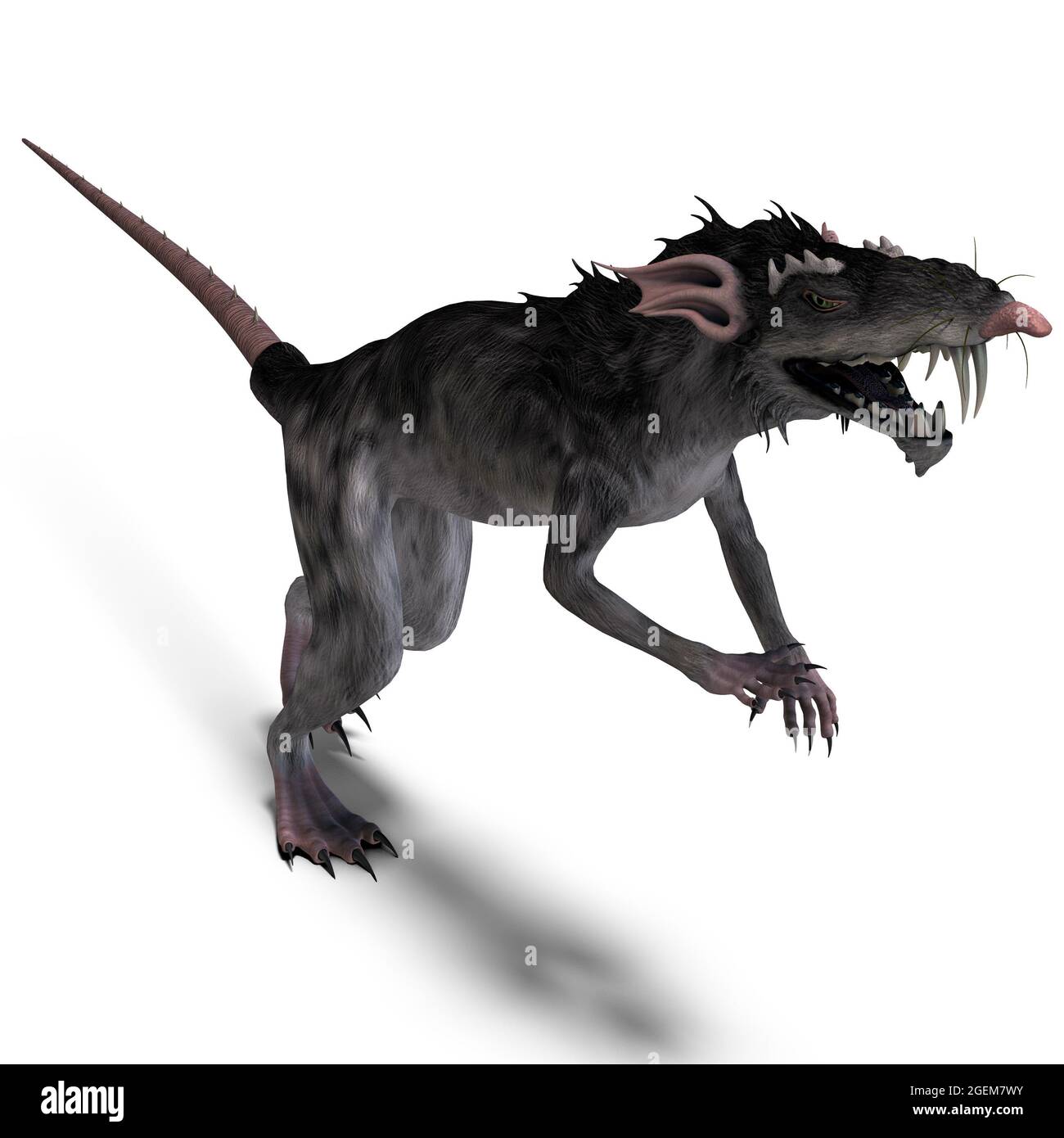 3d-illustration of an isolated giant monster rat creature Stock Photo ...