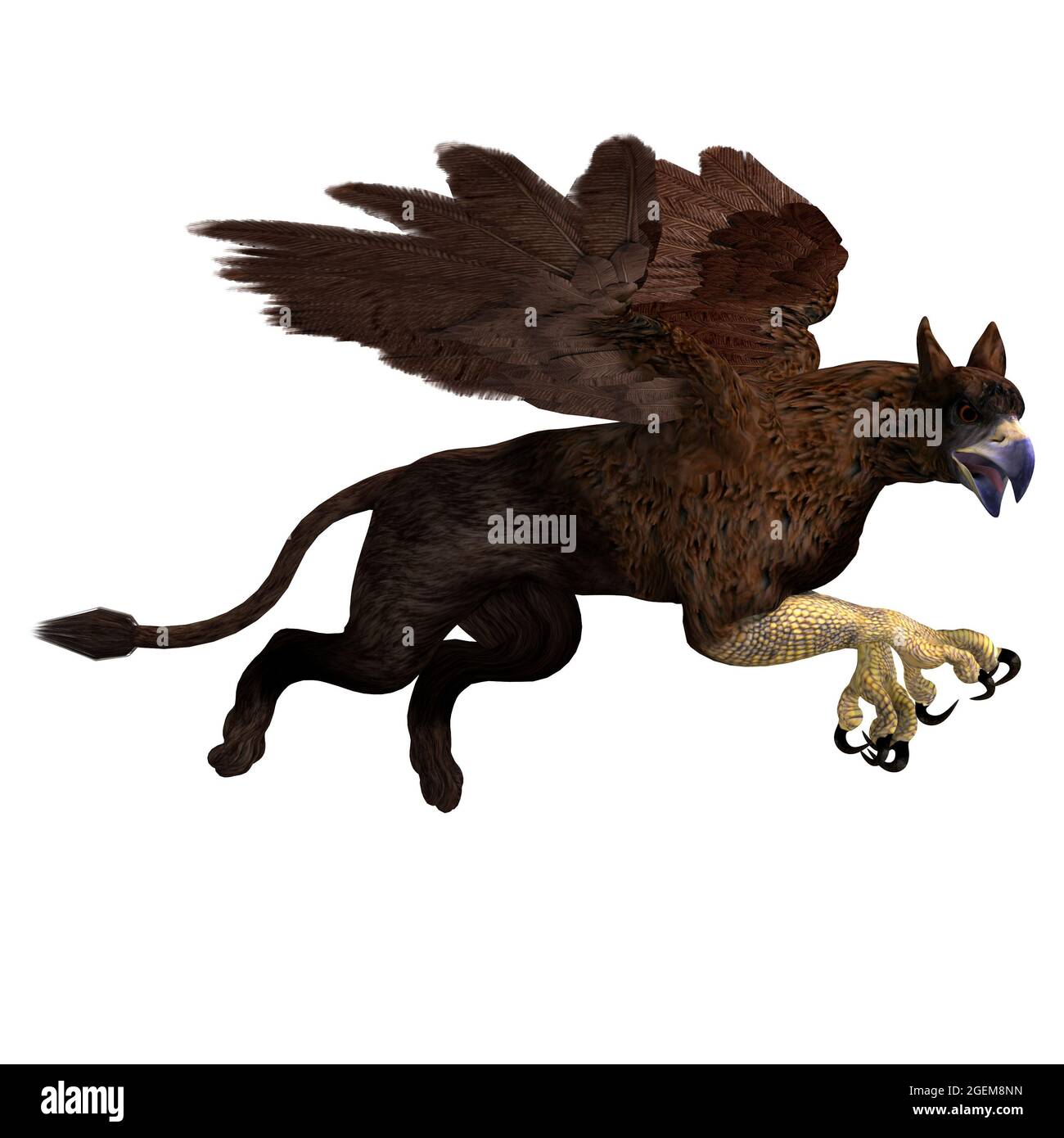 Gryphon mythical creature Cut Out Stock Images & Pictures - Alamy