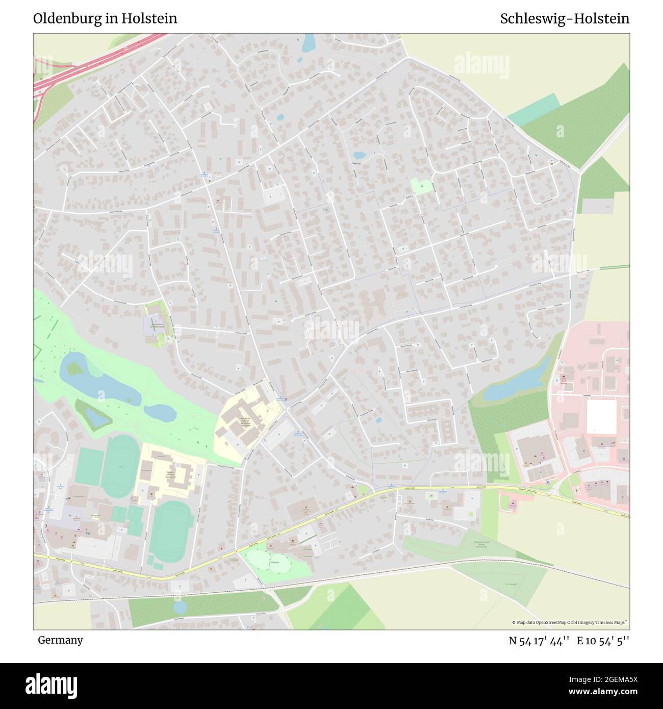 Map of oldenburg hi-res stock photography and images - Alamy
