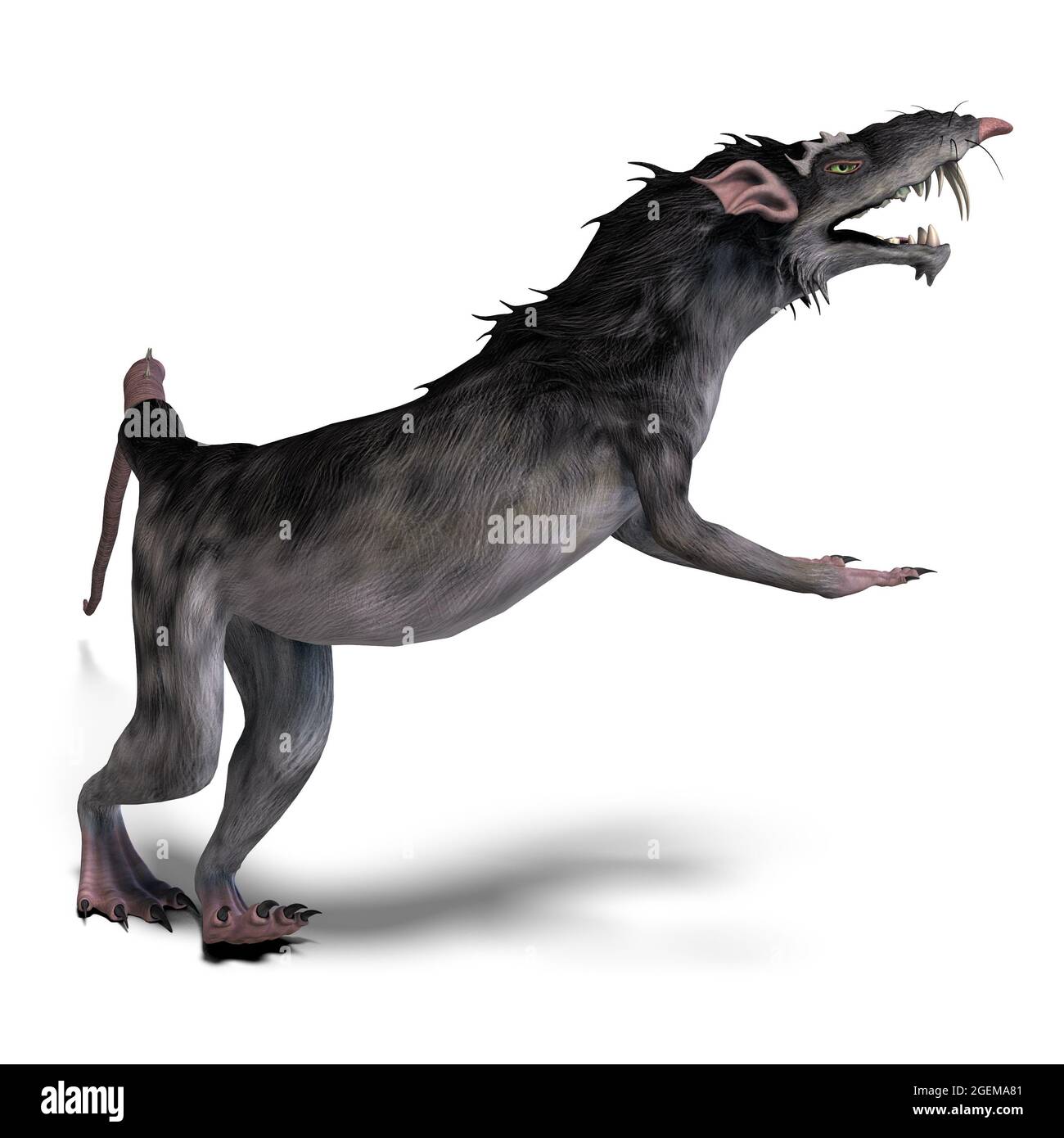 3d-illustration of an isolated giant monster rat creature Stock Photo ...