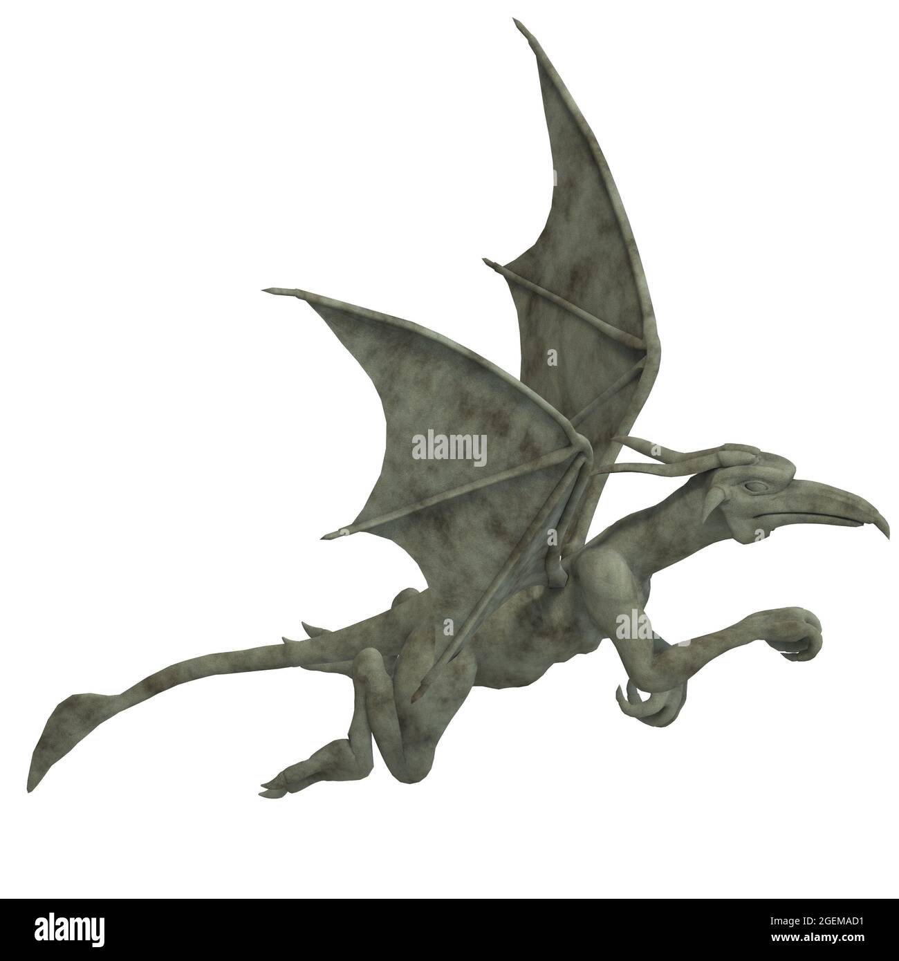 3d-illustration of an isolated mystical fantasy gargoyle Stock Photo ...