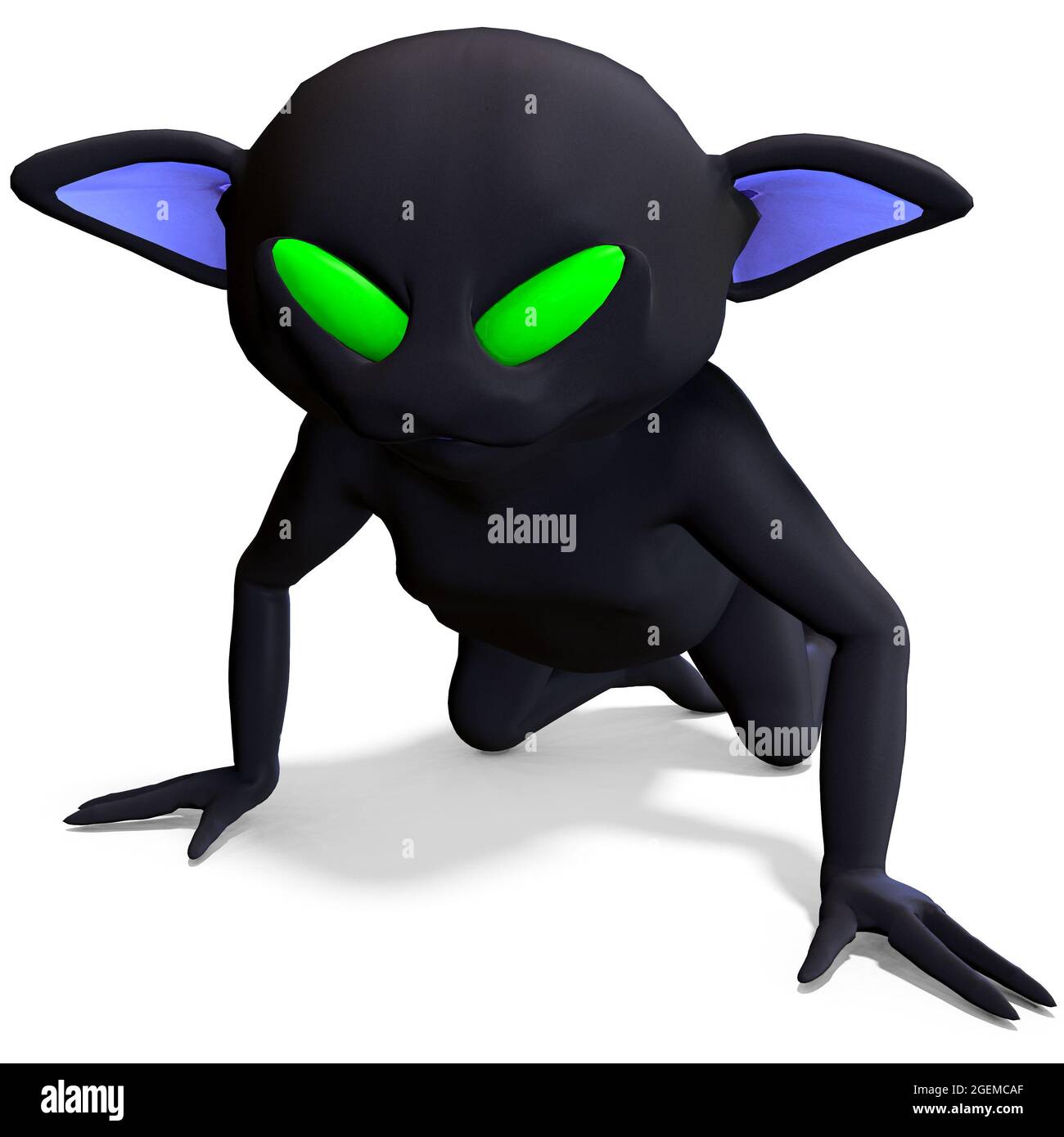 3d-illustration of an isolated fantasy goblin creature Stock Photo - Alamy