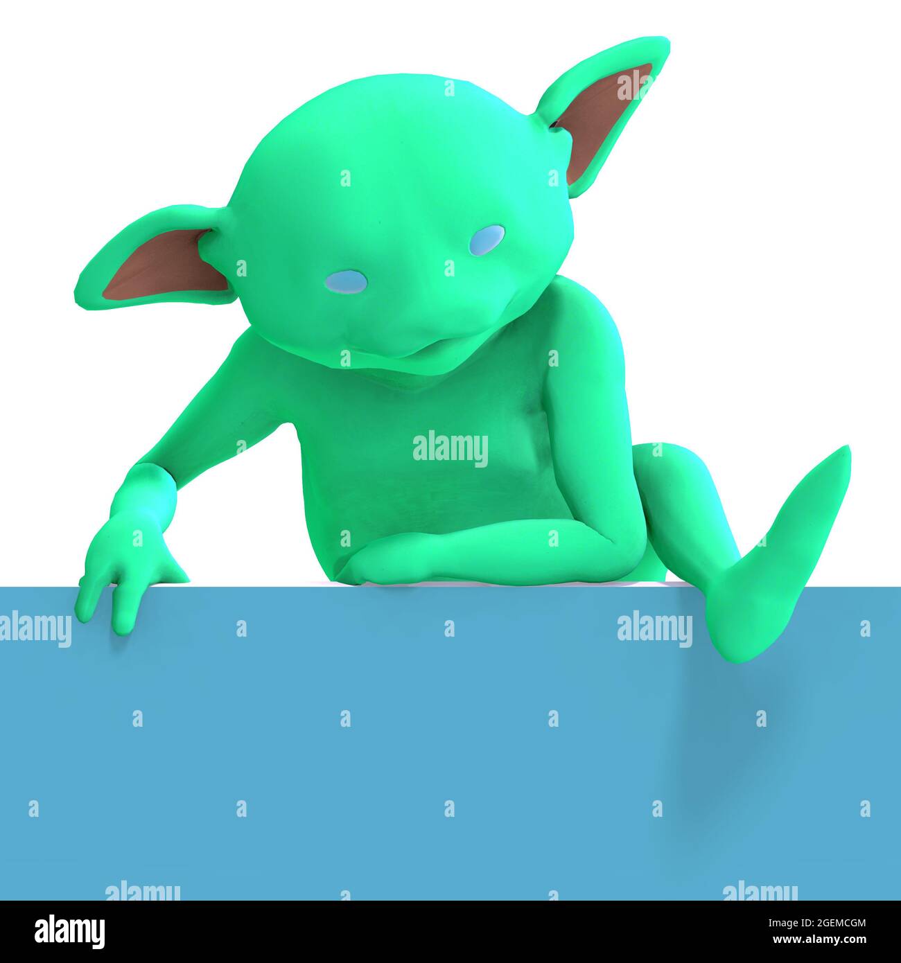 3d-illustration of an isolated fantasy goblin creature Stock Photo - Alamy