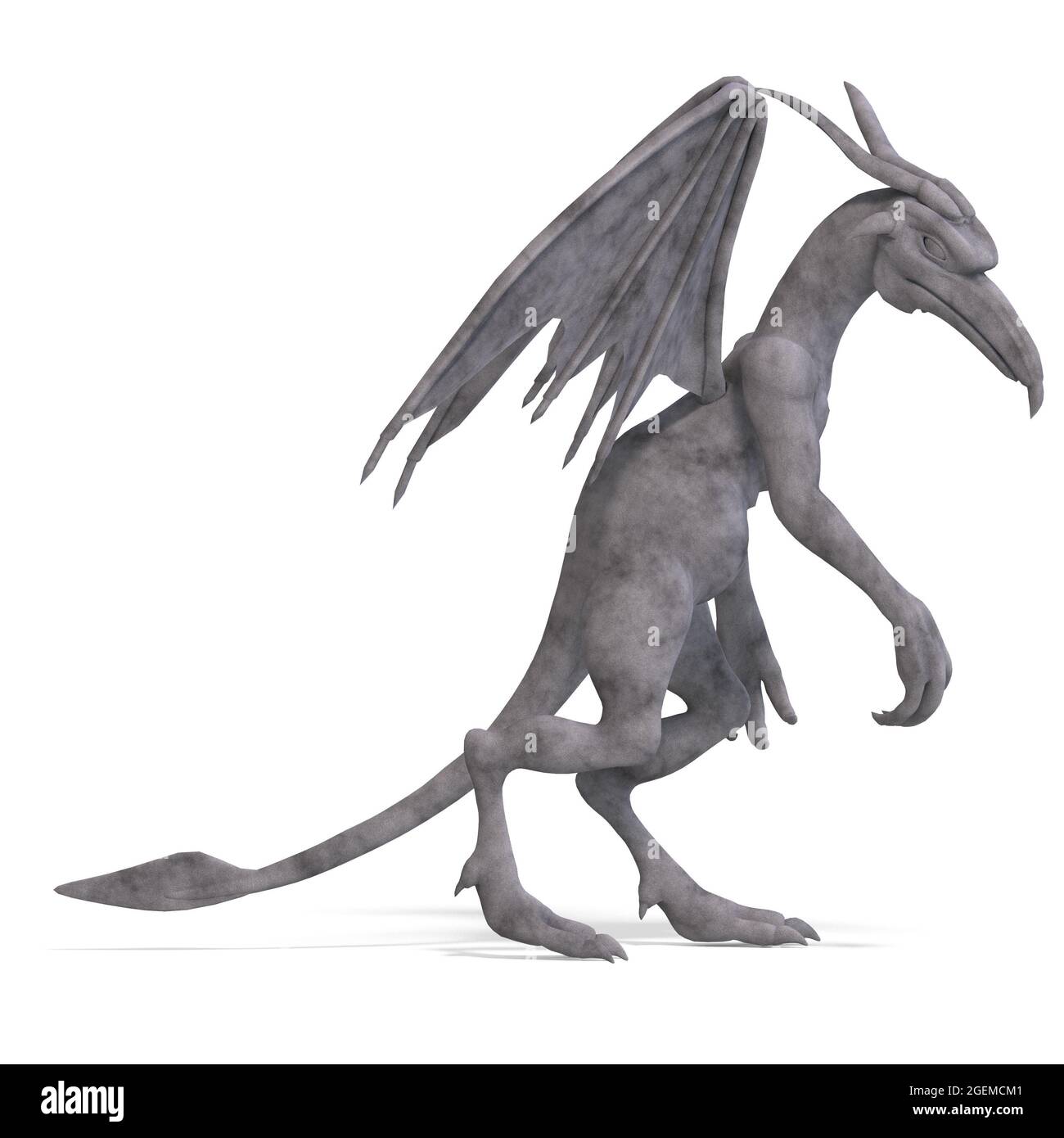 3d-illustration of an isolated mystical fantasy gargoyle Stock Photo ...