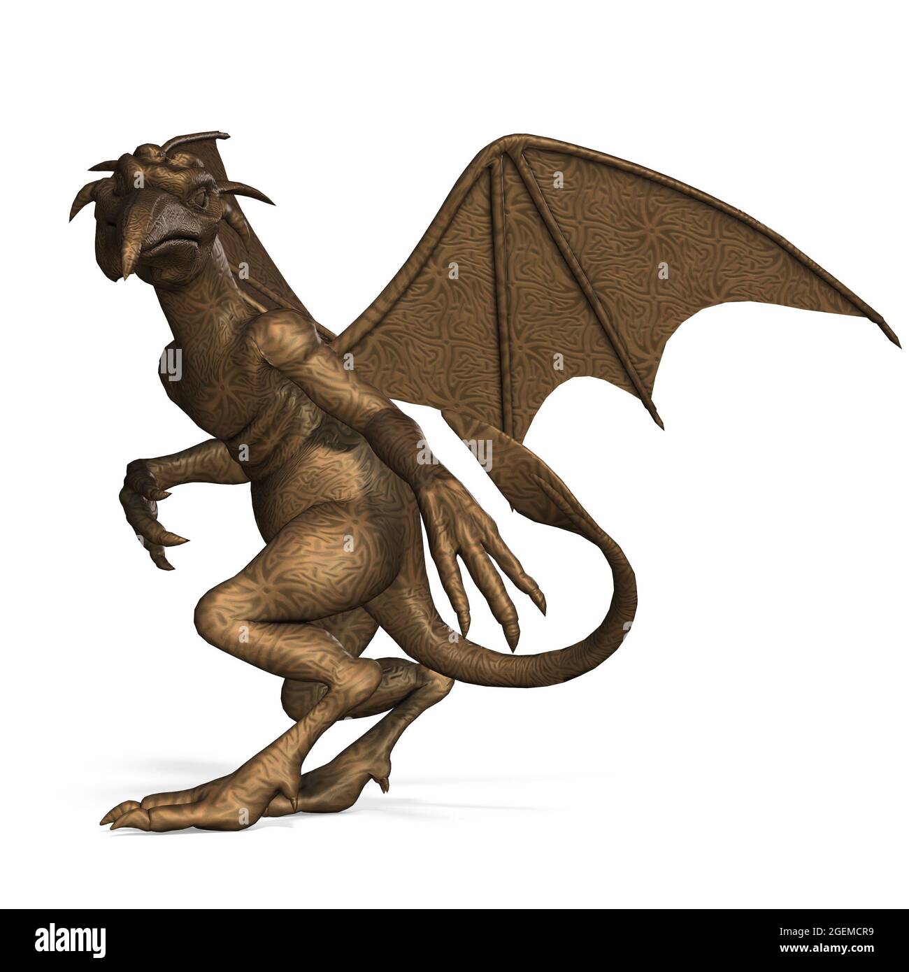 3d-illustration of an isolated mystical fantasy gargoyle Stock Photo ...