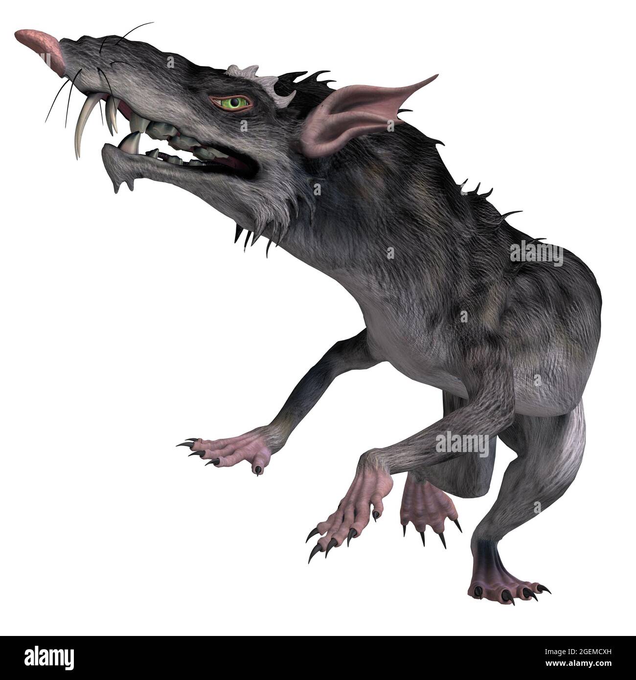 3d-illustration of an isolated giant monster rat creature Stock Photo ...