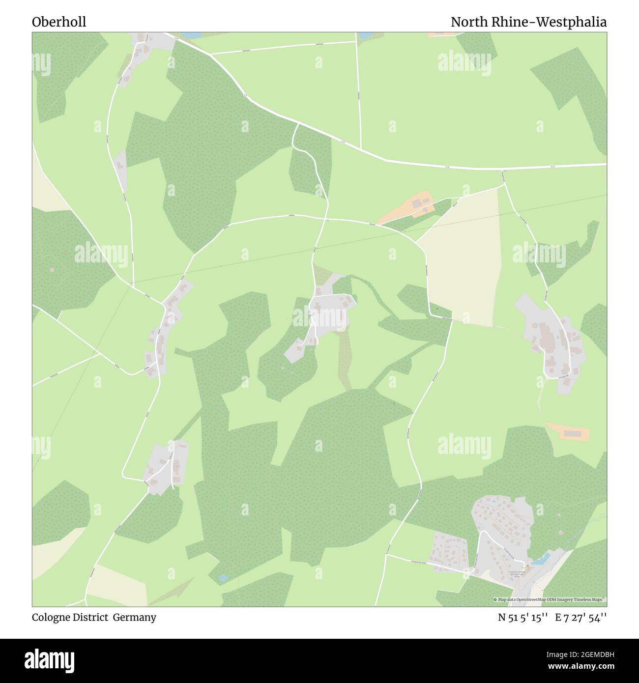 Oberholl, Cologne District, Germany, North Rhine-Westphalia, N 51 5' 15 ...