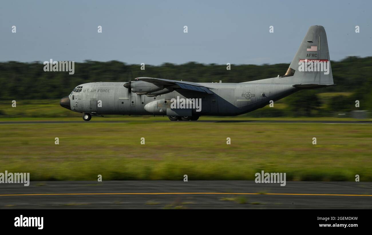 A U.S. Air Force C-130J Super Hercules aircraft assigned to the 815th ...