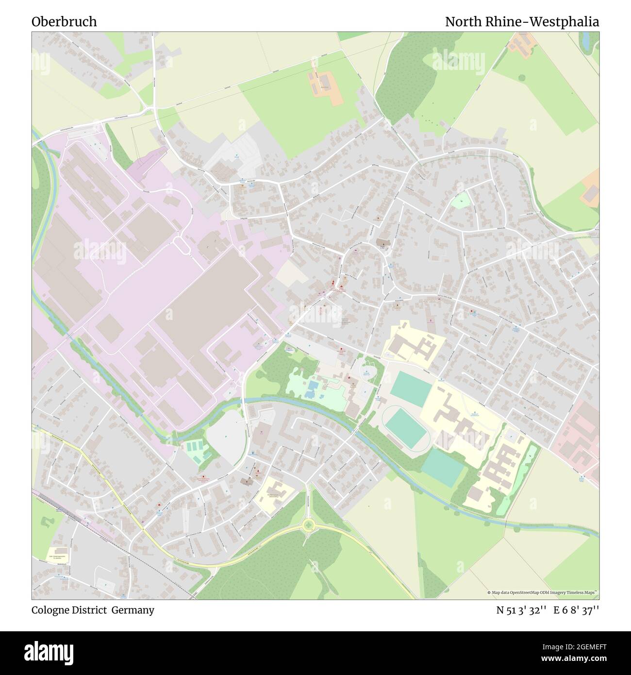 Oberbruch, Cologne District, Germany, North Rhine-Westphalia, N 51 3 ...