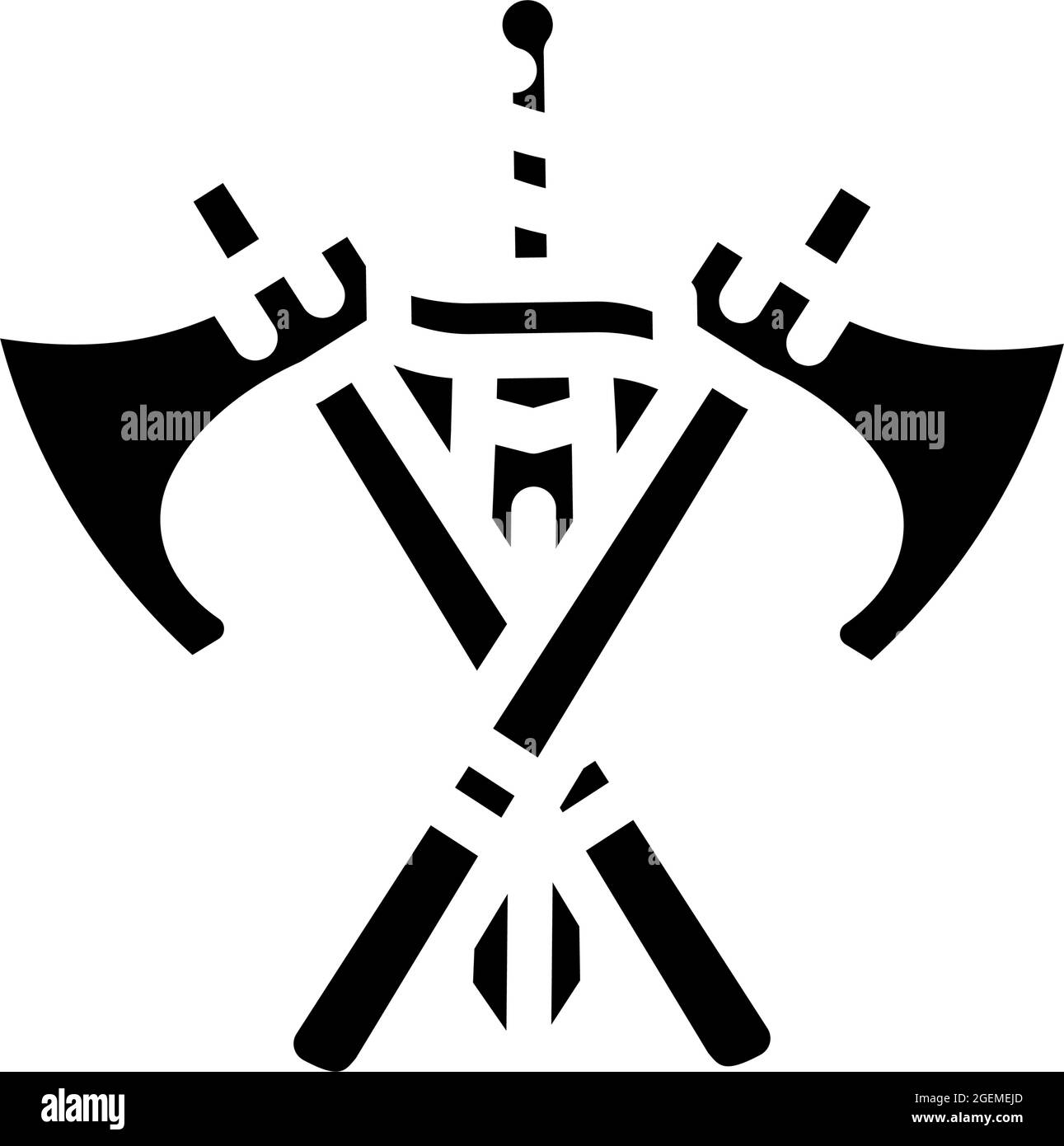 Sword ax weapon fairy Black and White Stock Photos & Images - Alamy