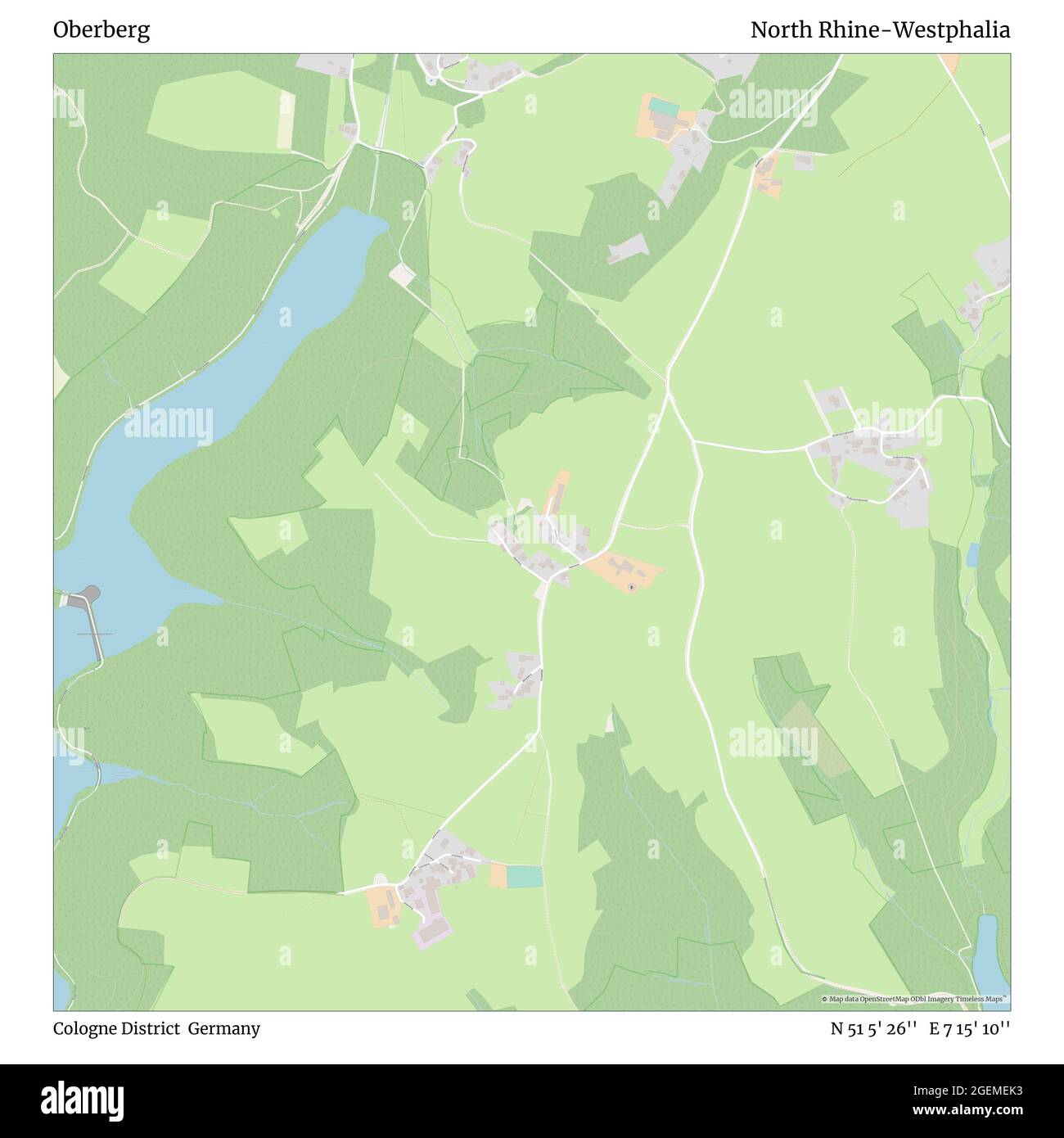 Oberberg, Cologne District, Germany, North Rhine-Westphalia, N 51 5' 26 ...