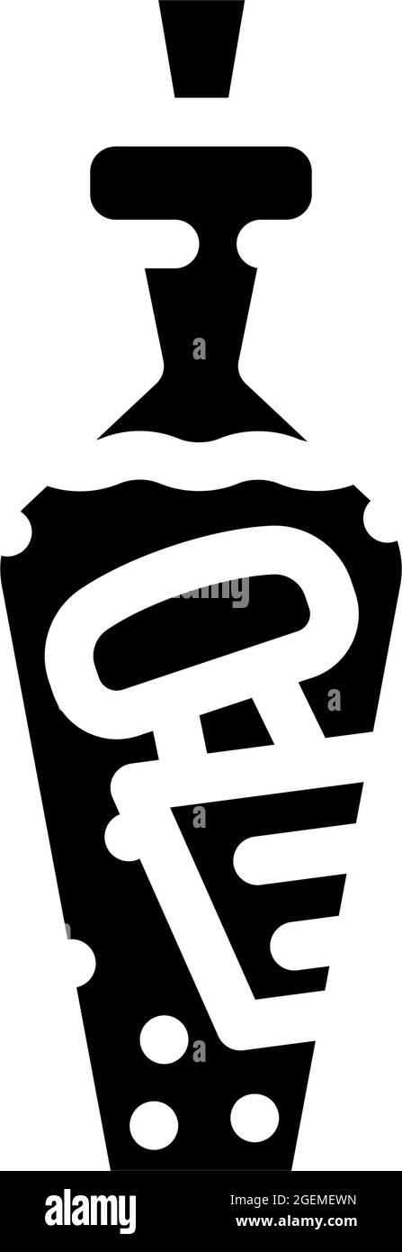 poison fairy tale glyph icon vector illustration Stock Vector Image ...