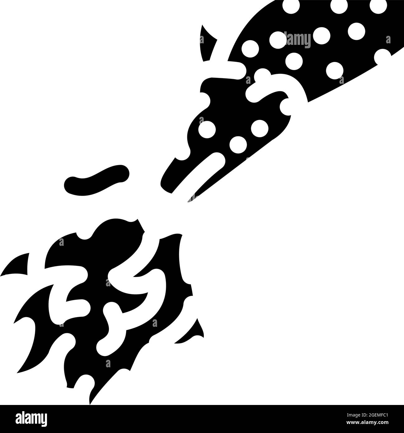 dragon fairy tale glyph icon vector illustration Stock Vector Image ...