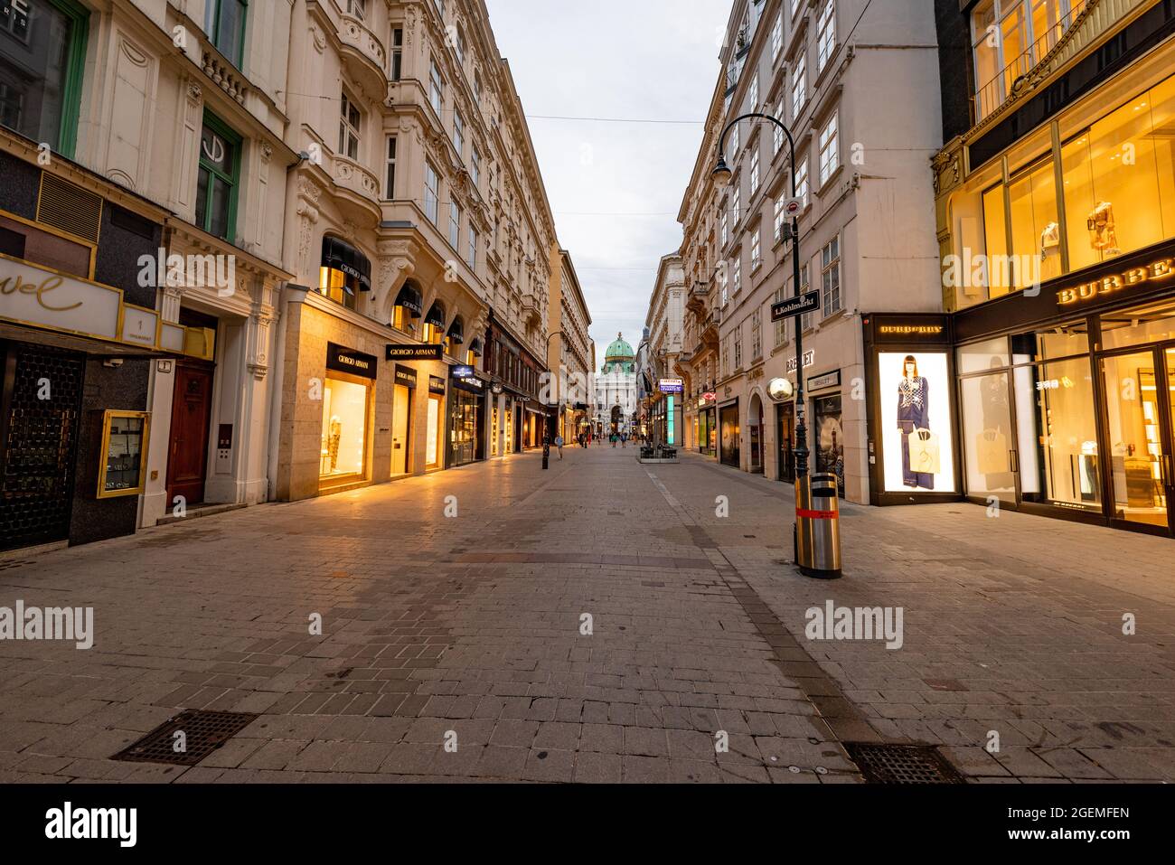 Exclusive stores in Vienna - VIENNA, AUSTRIA, EUROPE - AUGUST 1, 2021 ...