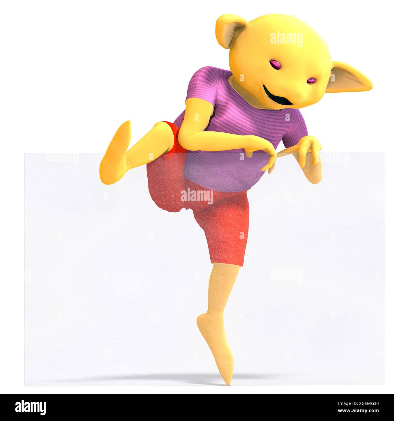 3d-illustration of an isolated fantasy goblin creature Stock Photo - Alamy