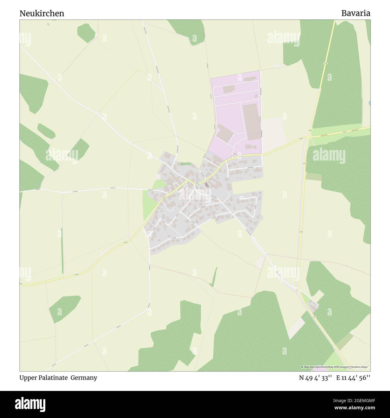 Neukirchen, Upper Palatinate, Germany, Bavaria, N 49 4' 33'', E 11 44 ...