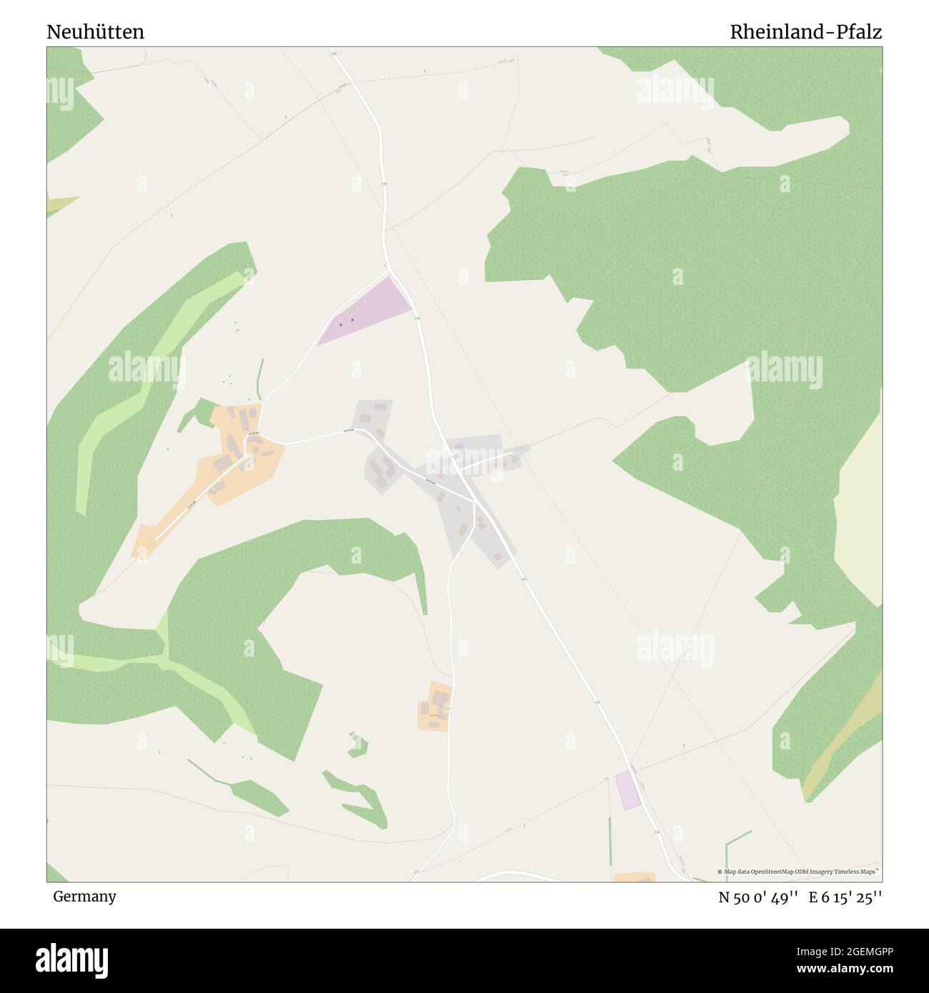 Neuhütten, Germany, Rheinland-Pfalz, N 50 0' 49'', E 6 15' 25'', map ...
