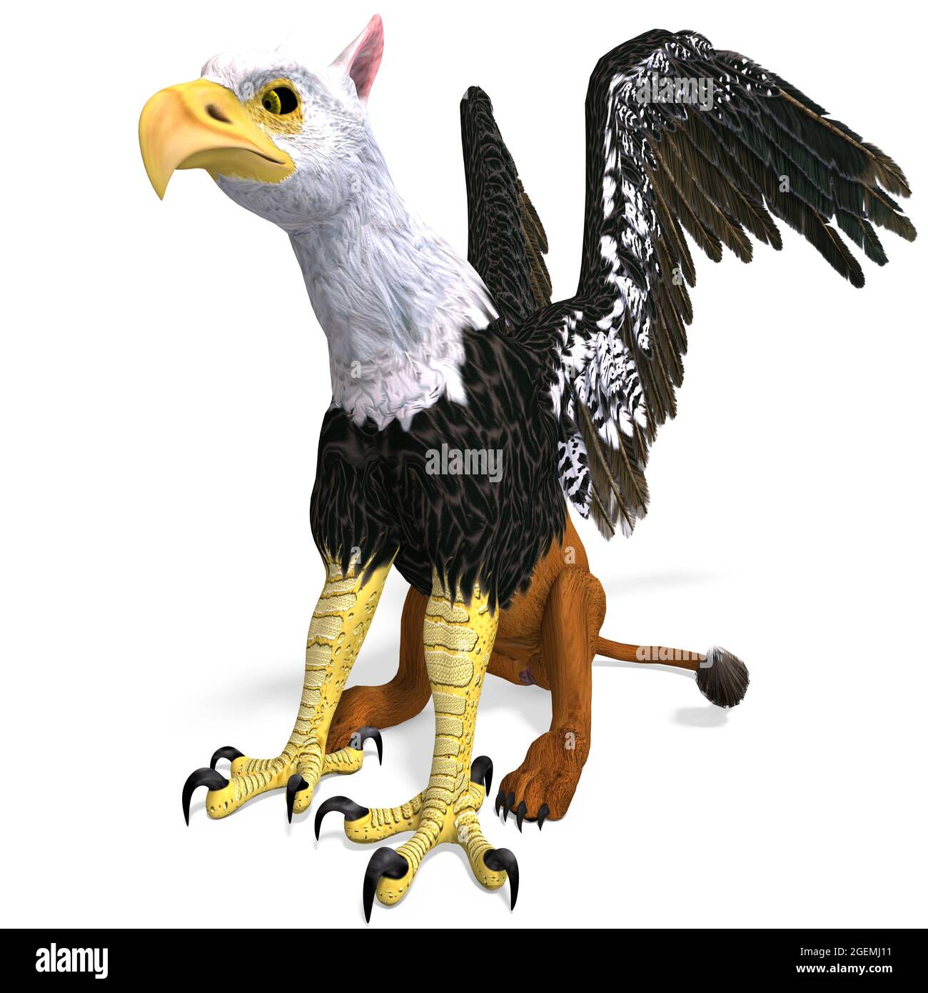 Griffin mythical creature clipart hi-res stock photography and images ...