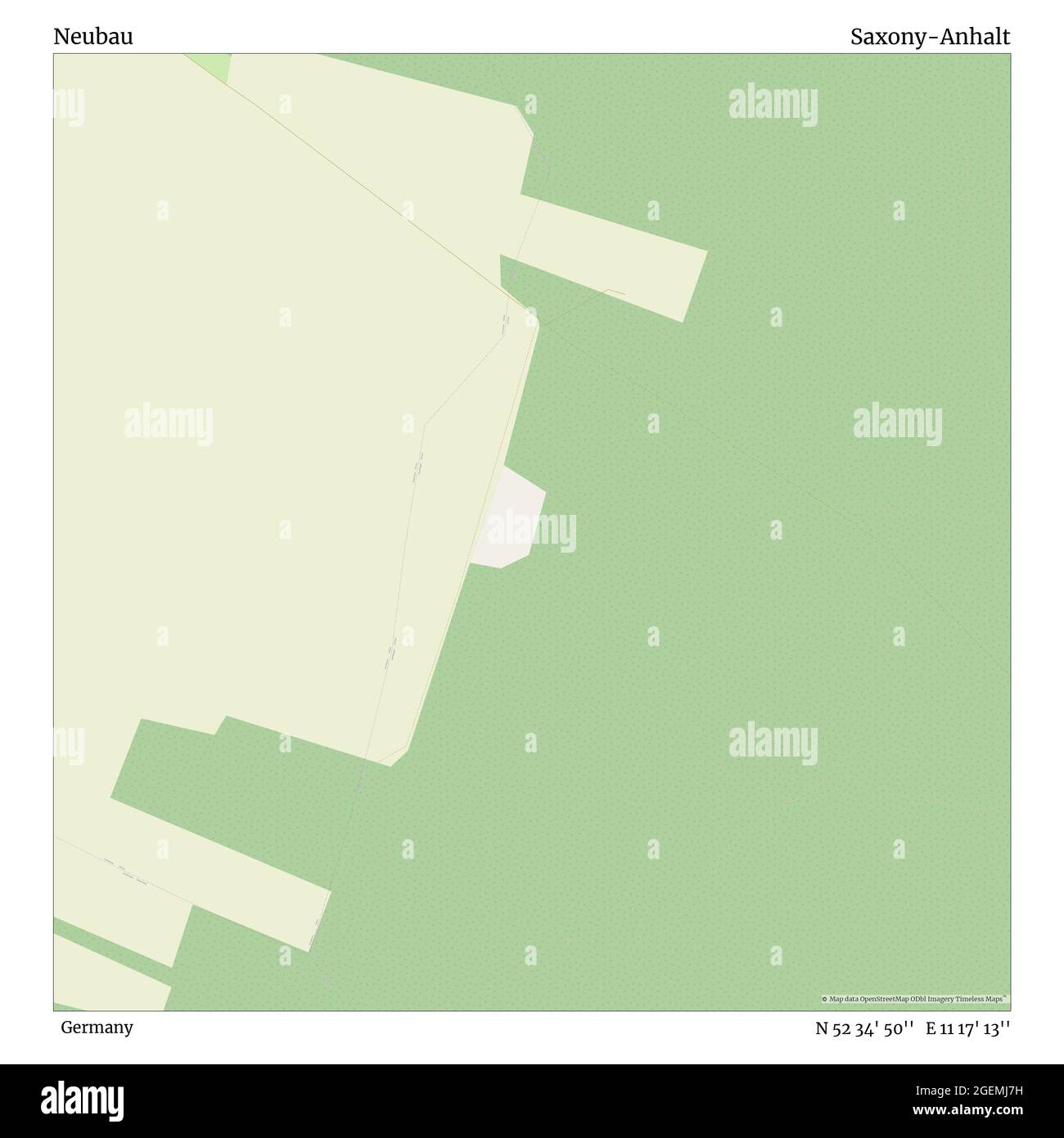 Neubau, Germany, Saxony-Anhalt, N 52 34' 50'', E 11 17' 13'', map ...