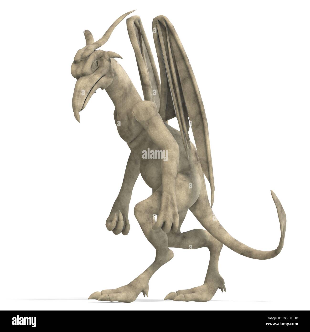 3d-illustration of an isolated mystical fantasy gargoyle Stock Photo ...