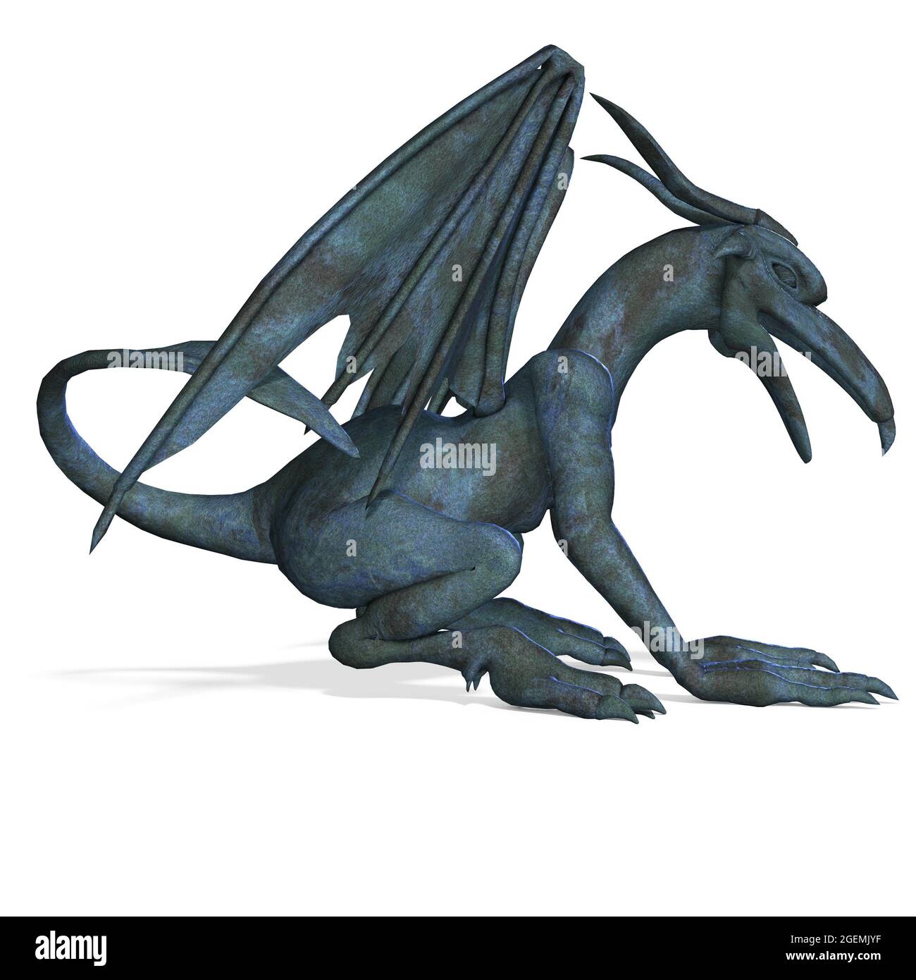3d-illustration of an isolated mystical fantasy gargoyle Stock Photo ...
