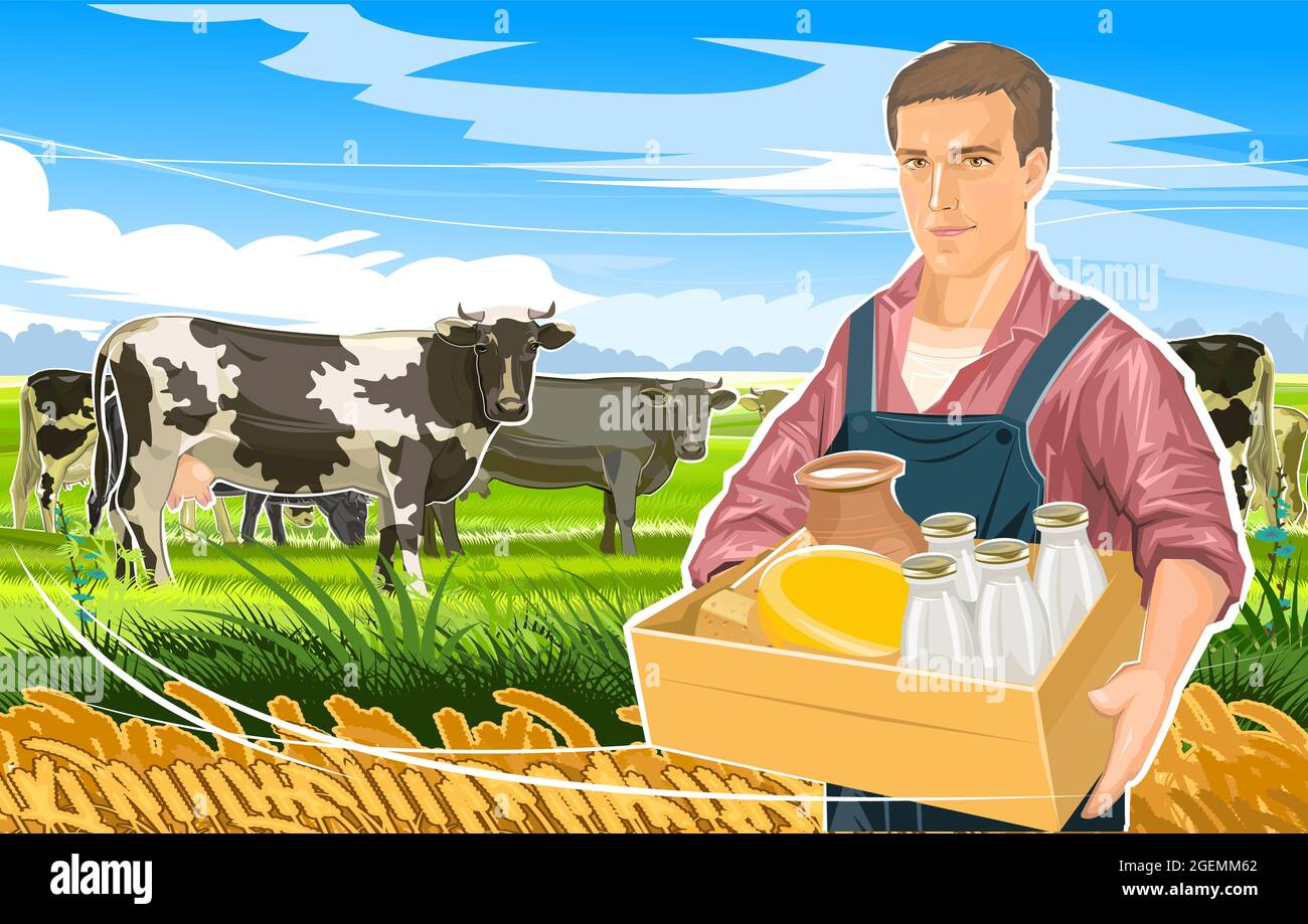 Cartoon milk jug hi-res stock photography and images - Alamy