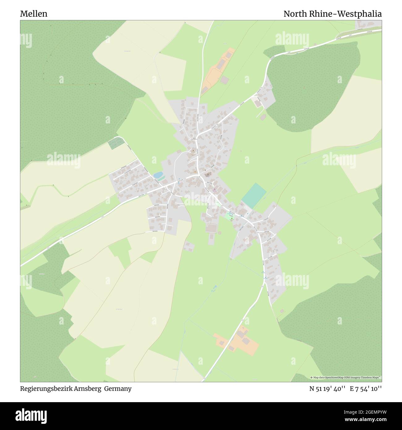Mellen map Cut Out Stock Images & Pictures - Alamy