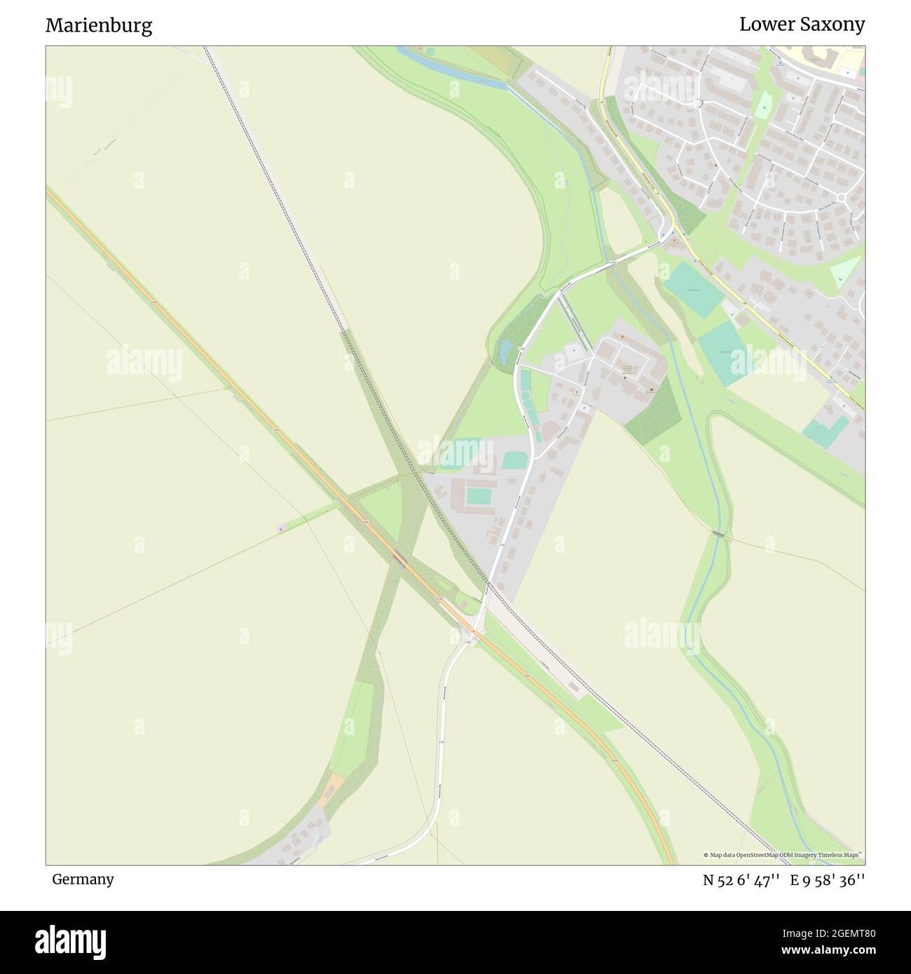 Marienburg map Cut Out Stock Images & Pictures - Alamy